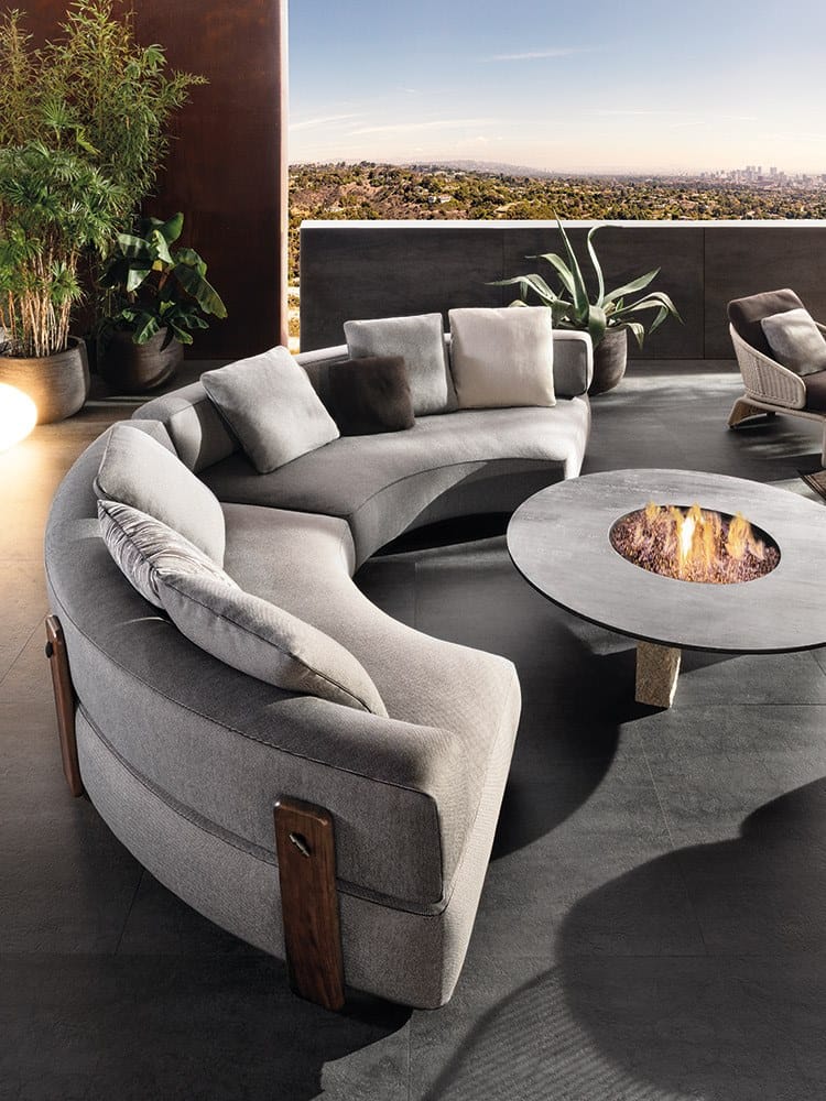 FLORIDA | Sectional garden sofa Florida Collection By Minotti design Rodolfo Dordoni