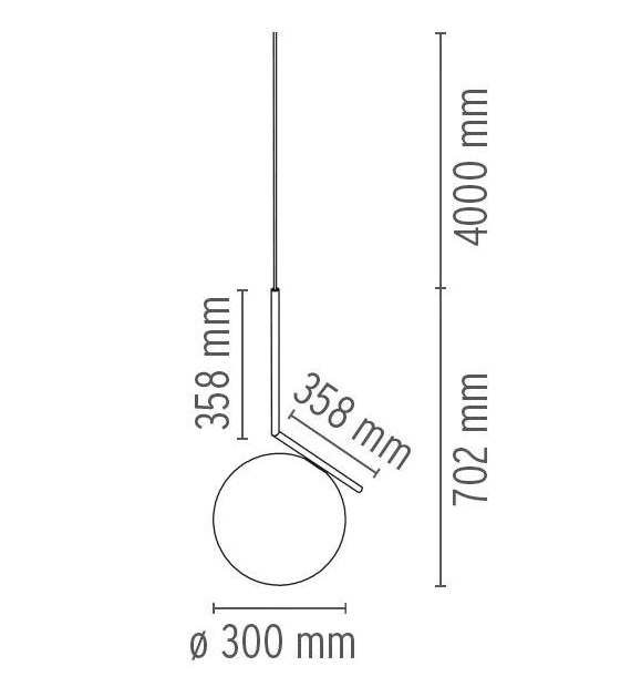 FLOS - IC LIGHTS S2 CHROME 吊灯 By In Stock | design Michael Anastassiades