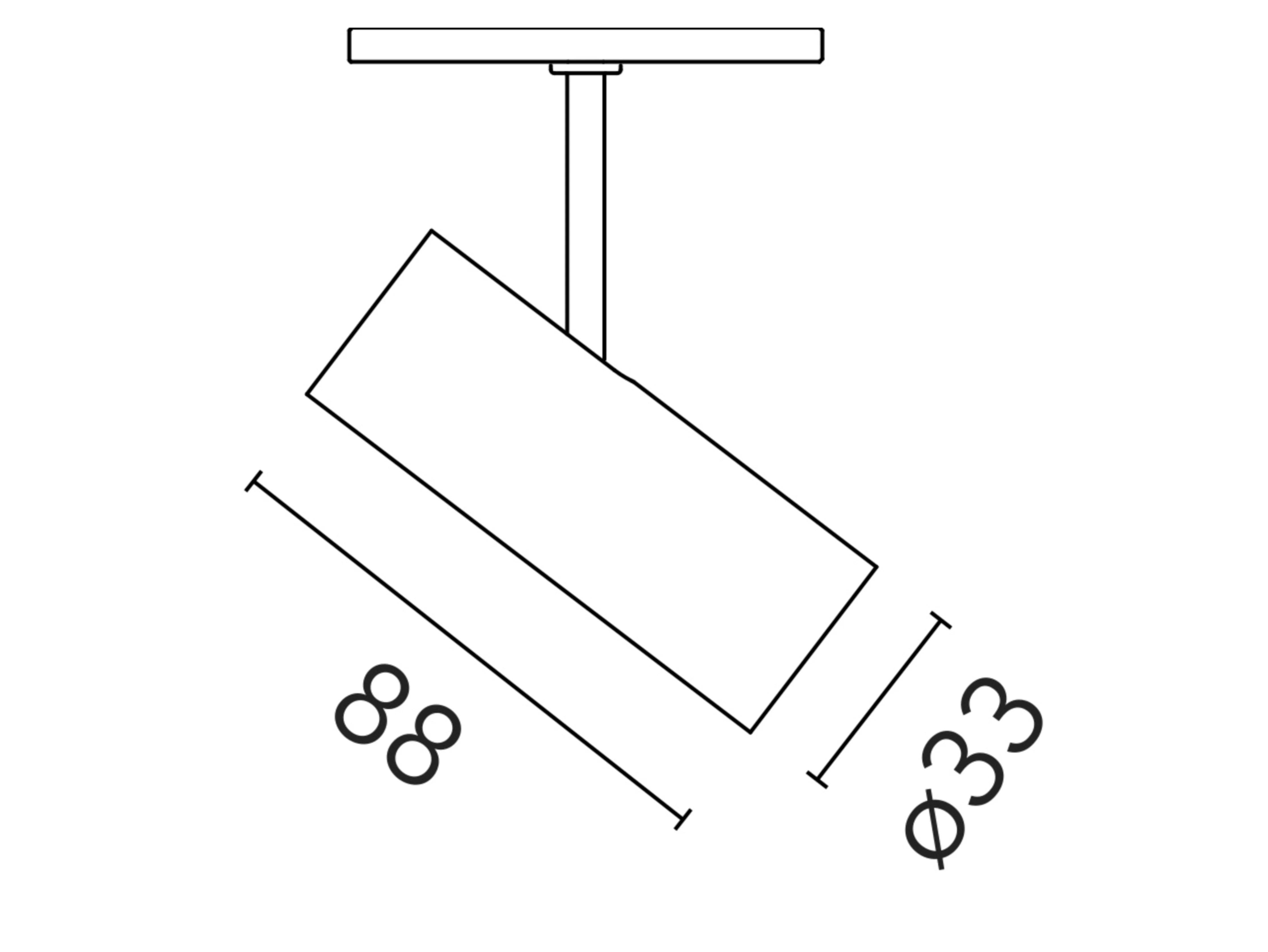 FLOS - ZERO TRACK 2x1 M BLACK Track-Light By In Stock