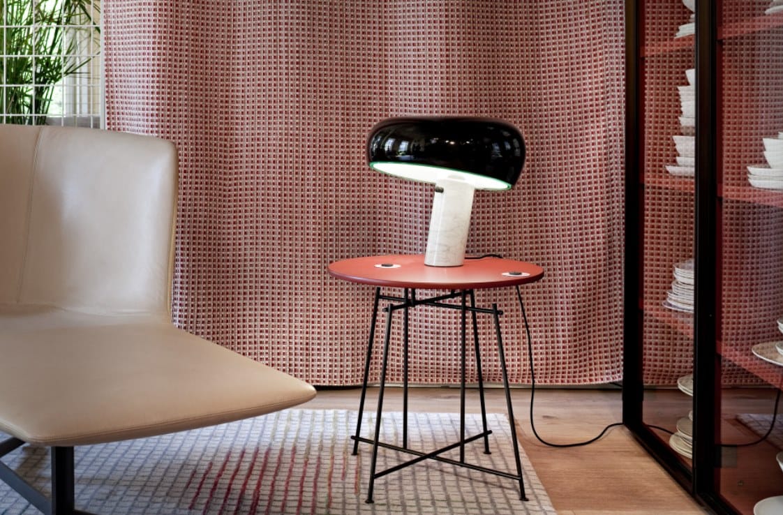 FLOS - SNOOPY BLACK LED marble and metal table lamp By In Stock ...