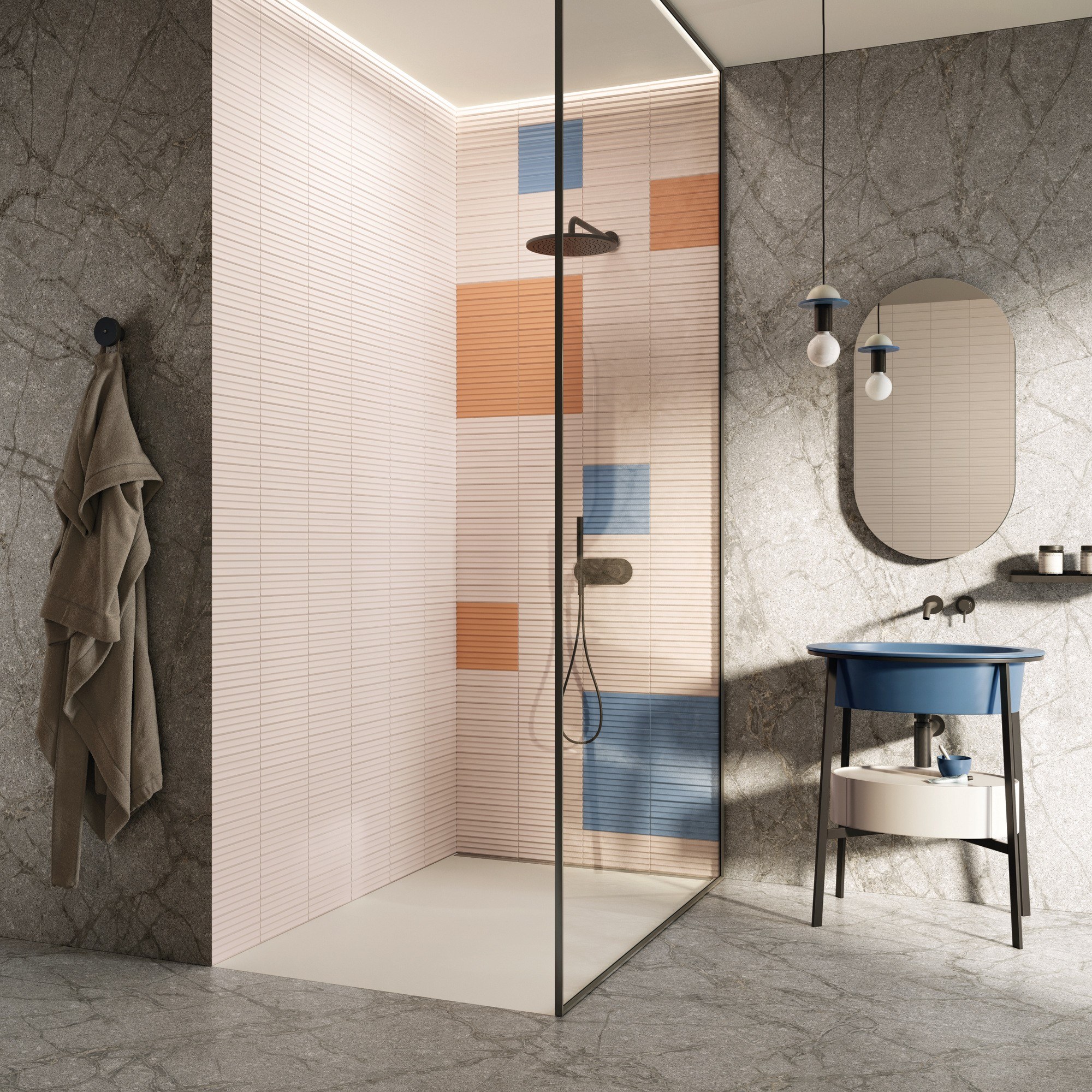 Rivestimento in gres porcellanato FLOW - ABK Group - Edilportale