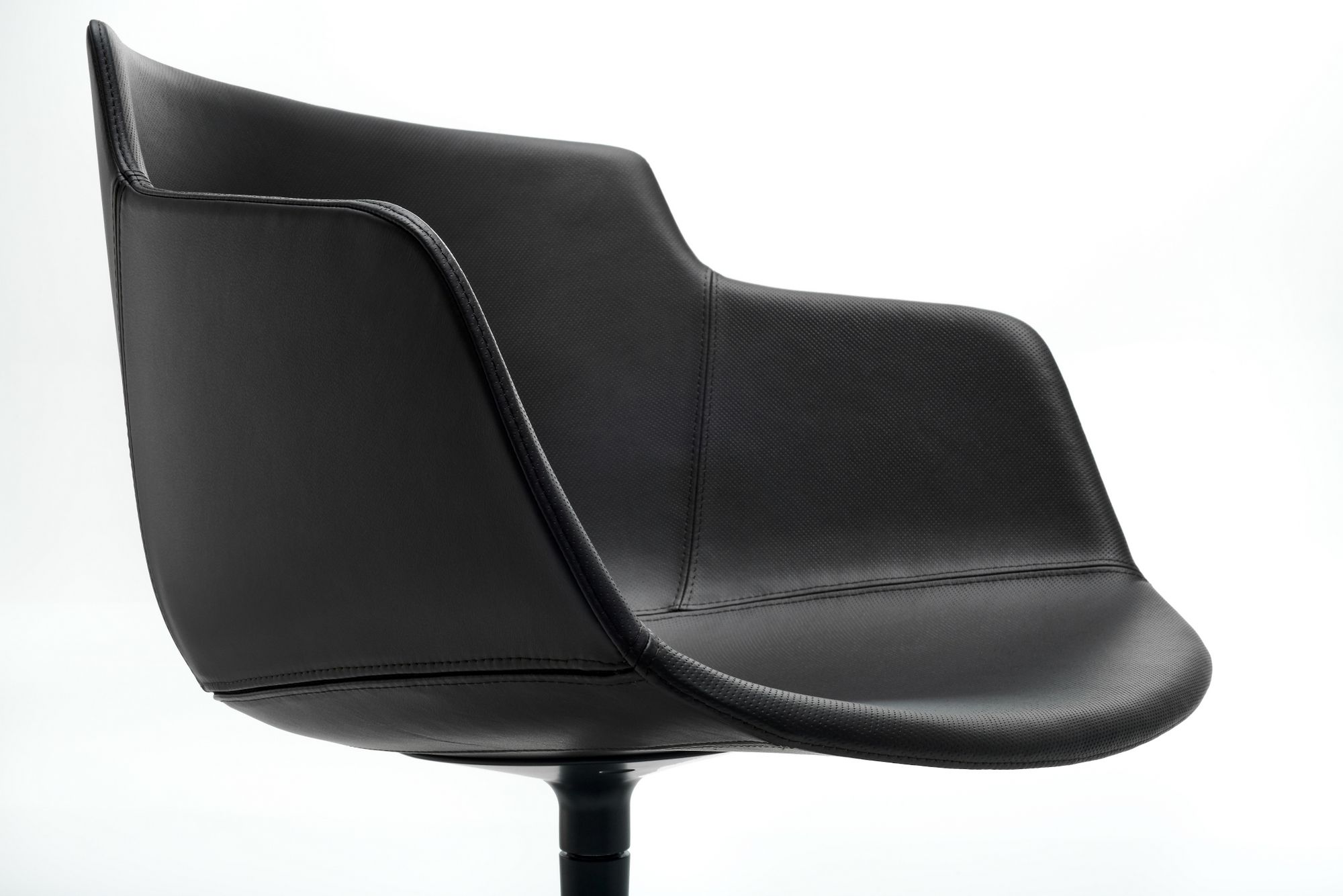 FLOW LEATHER | Swivel chair Flow Collection By MDF Italia design Jean ...