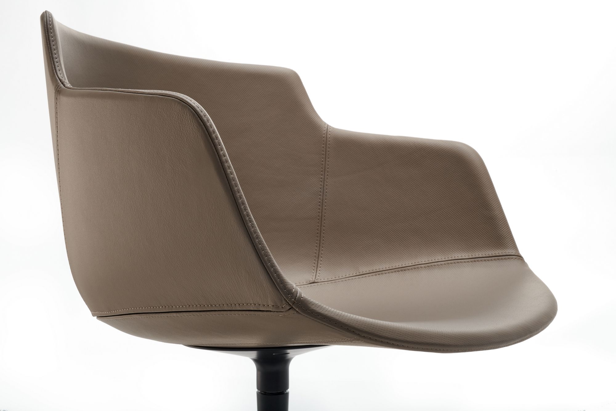 FLOW LEATHER | Swivel chair Flow Collection By MDF Italia design Jean ...
