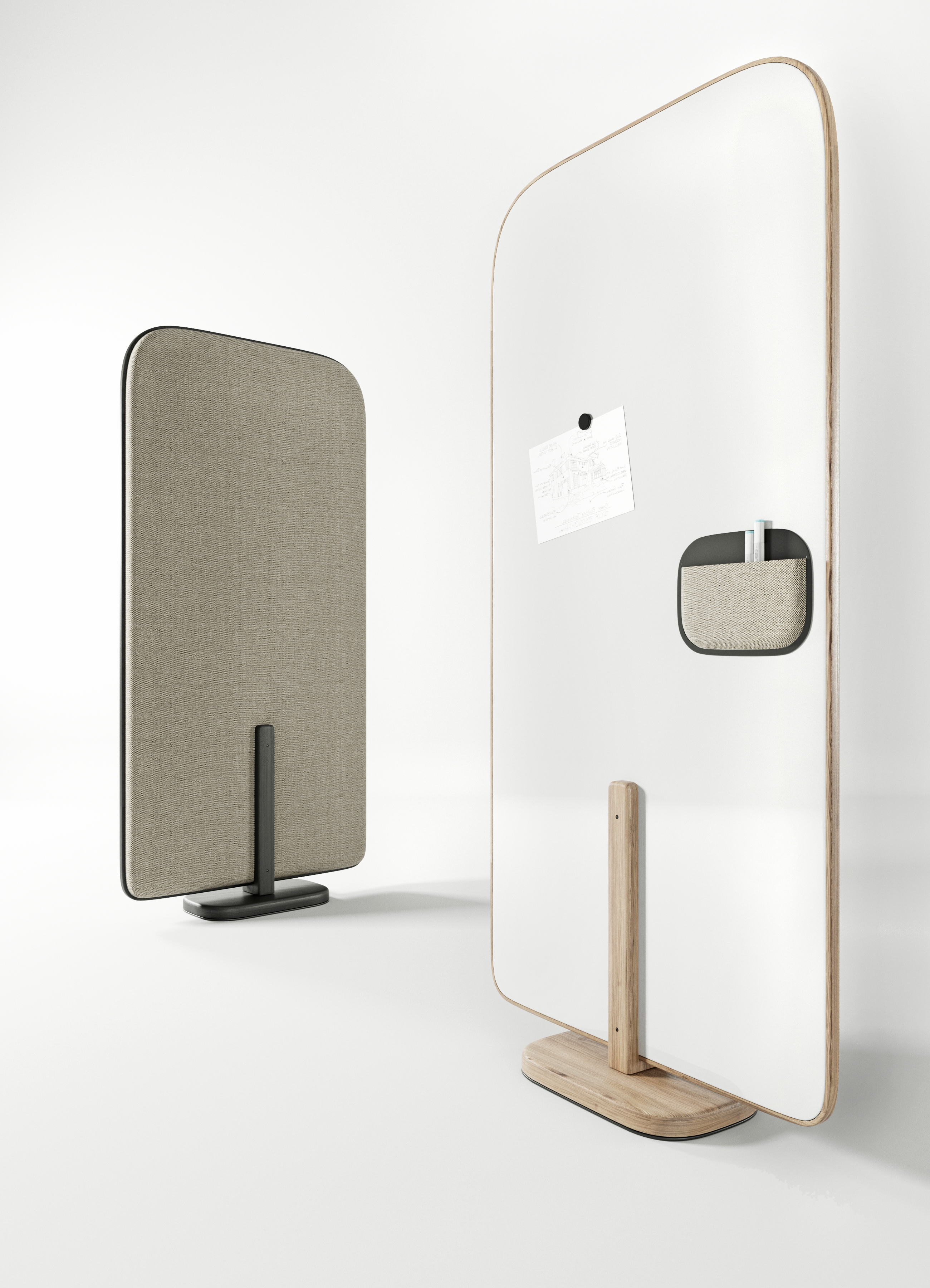 Writing board with sound absorber FLOW PAINT-WALL By MZPA design ...