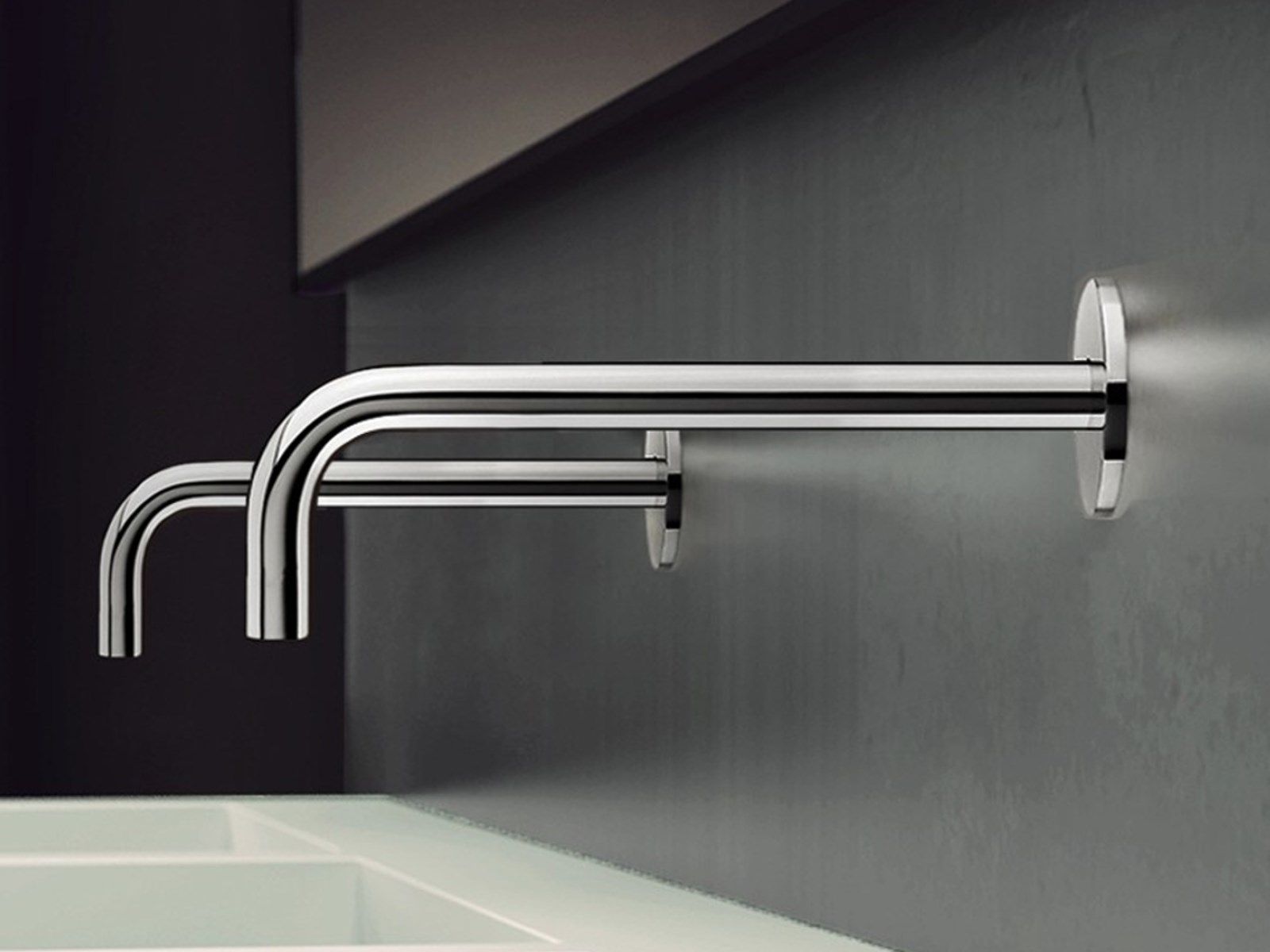 FLOW T1.675 | Spout Chromed brass sink spout By Waterevolution | design ...