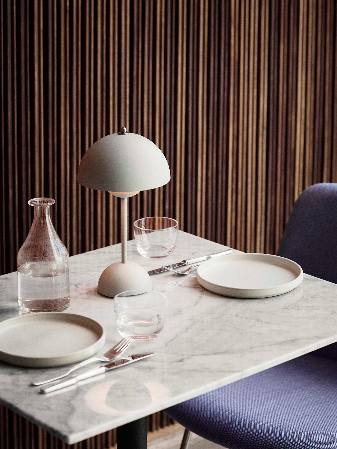 LED cordless polycarbonate table lamp FLOWERPOT VP9 By &TRADITION ...