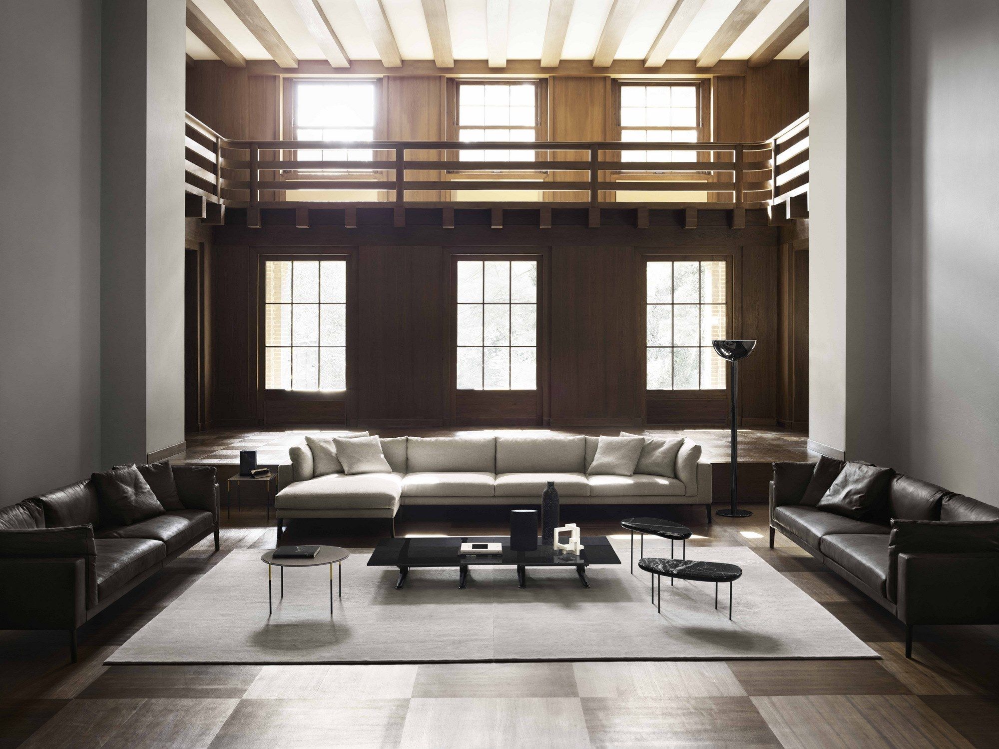 FLOYD-HI 2 SYSTEM Divano in tessuto By Living Divani | design Piero Lissoni