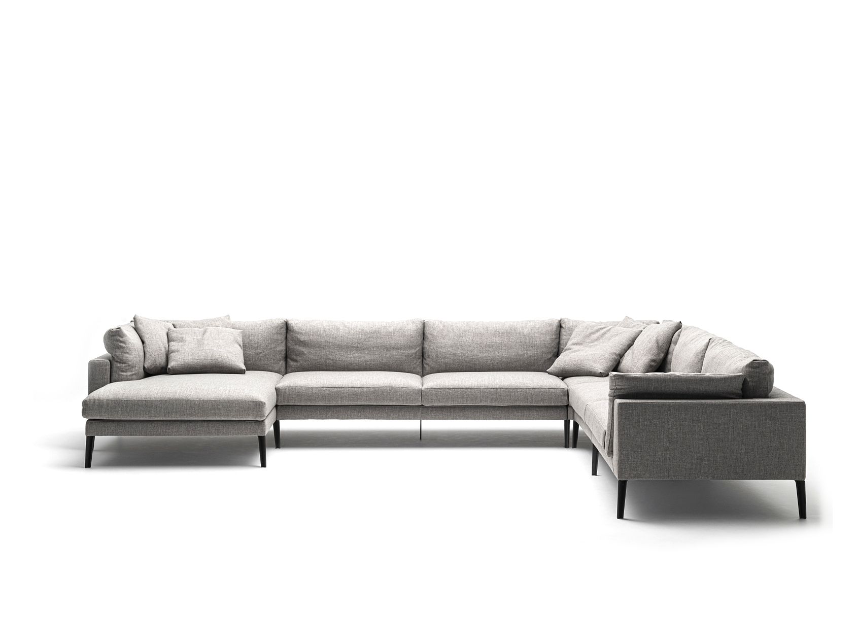 Sectional fabric sofa FLOYD-HI 2 SYSTEM By Living Divani design Piero ...