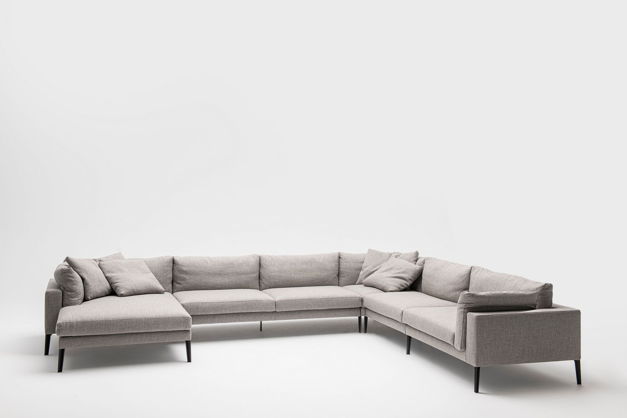 Sectional fabric sofa FLOYD-HI 2 SYSTEM By Living Divani design Piero ...