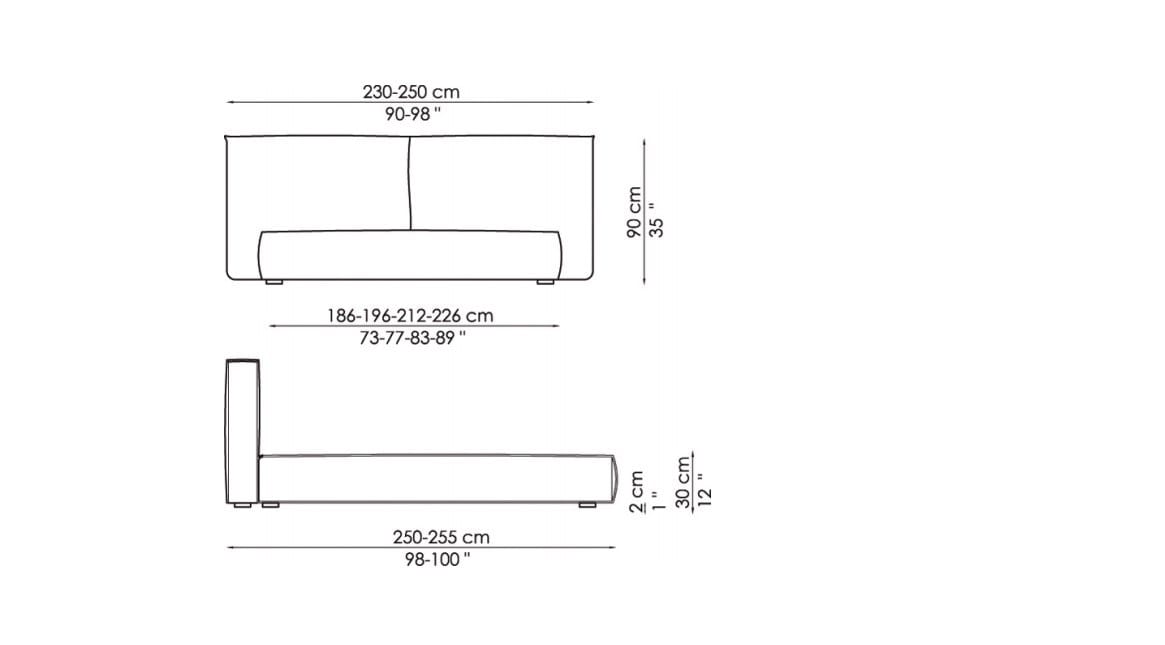 FLUFF Bed By Bonaldo | design Mauro Lipparini