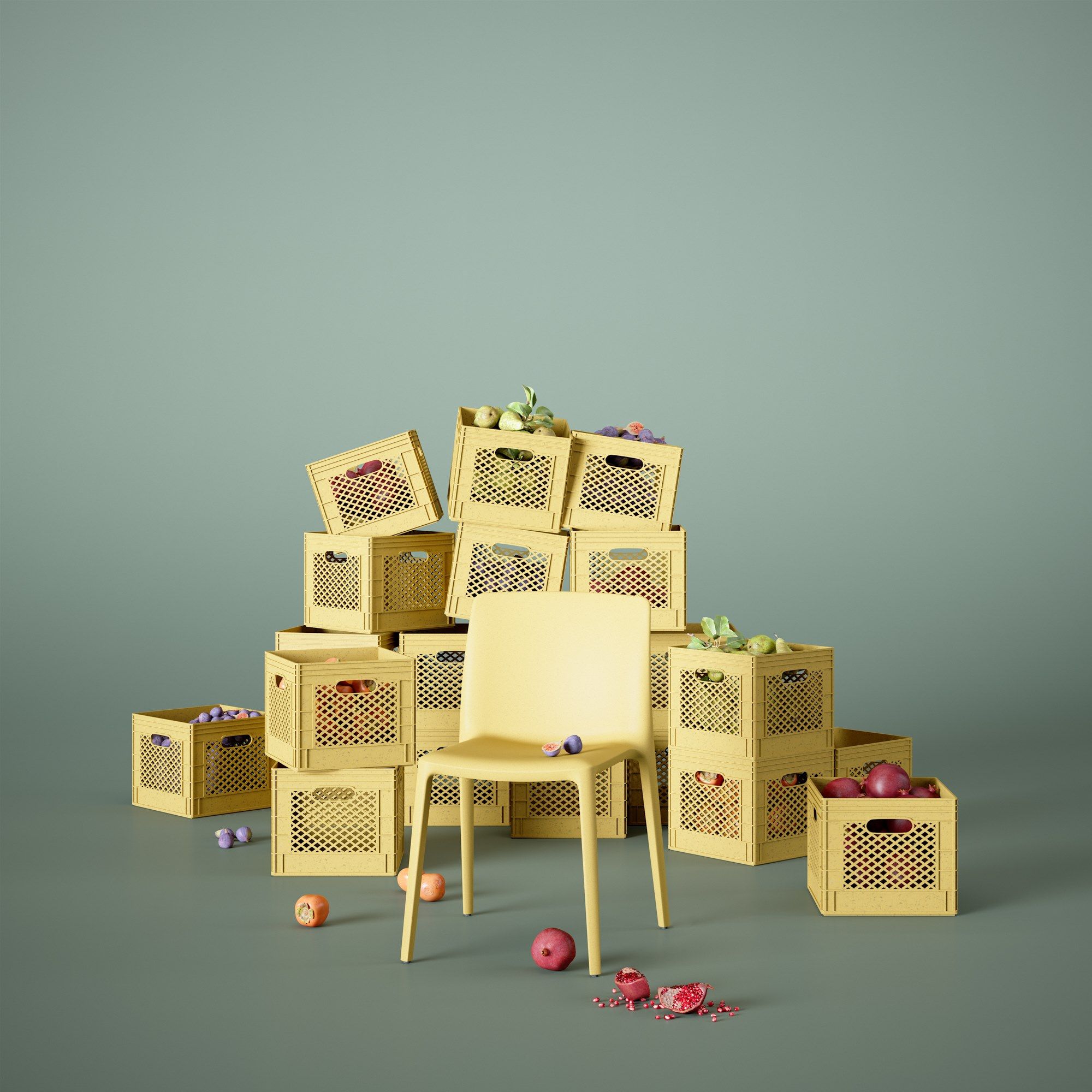 FLUIT | Chair with integrated cushion Fluit Collection By ACTIU design ...