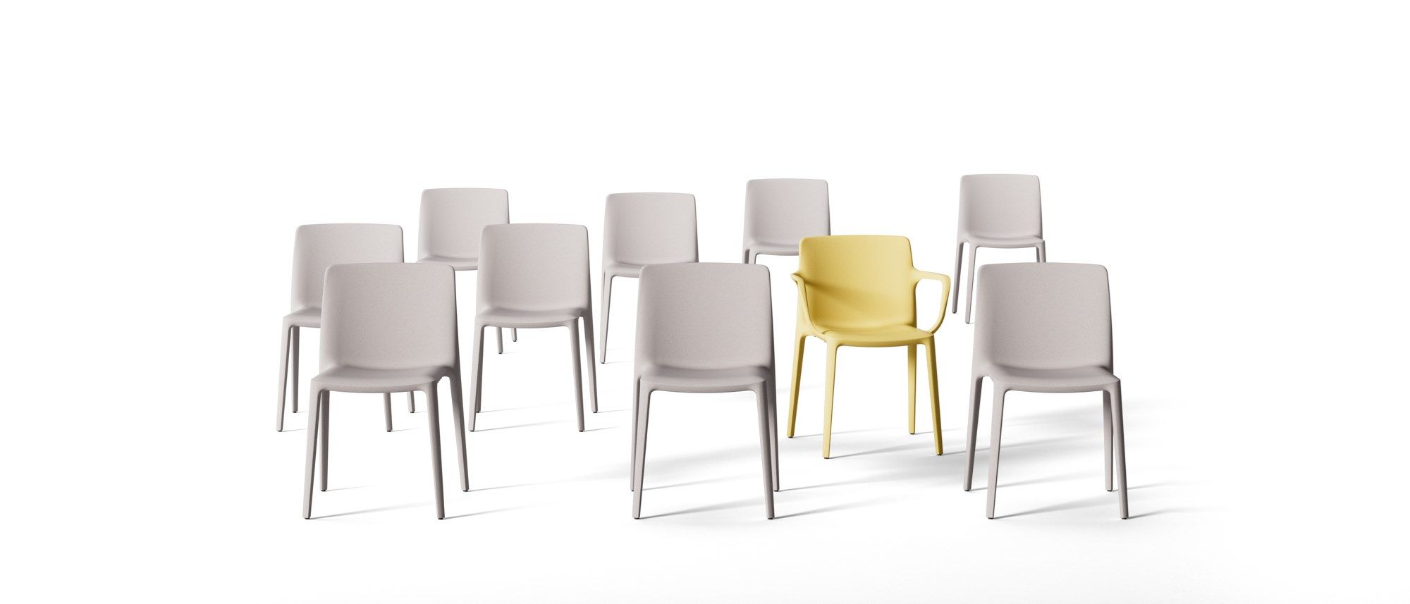 FLUIT | Chair with integrated cushion Fluit Collection By ACTIU design ...
