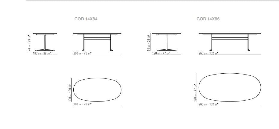 FLY | Marble table By Flexform design Antonio Citterio
