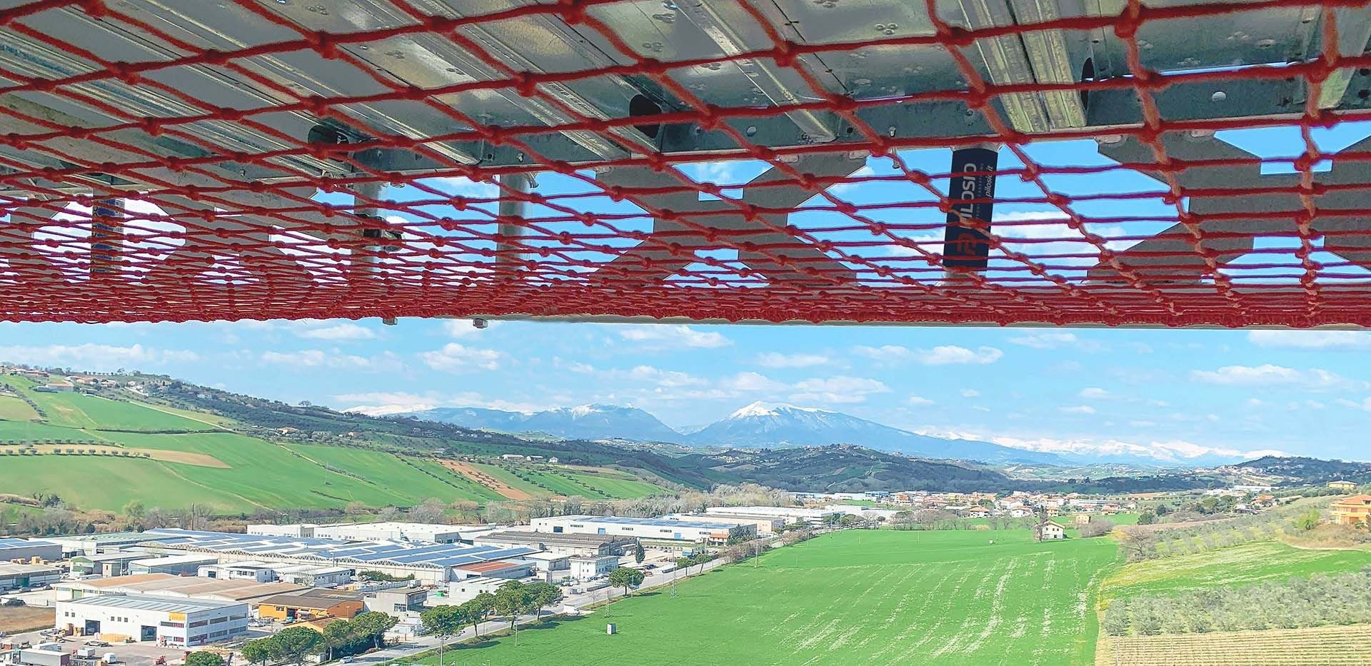 Ponteggio su struttura sospesa FLYDECK - Pilosio