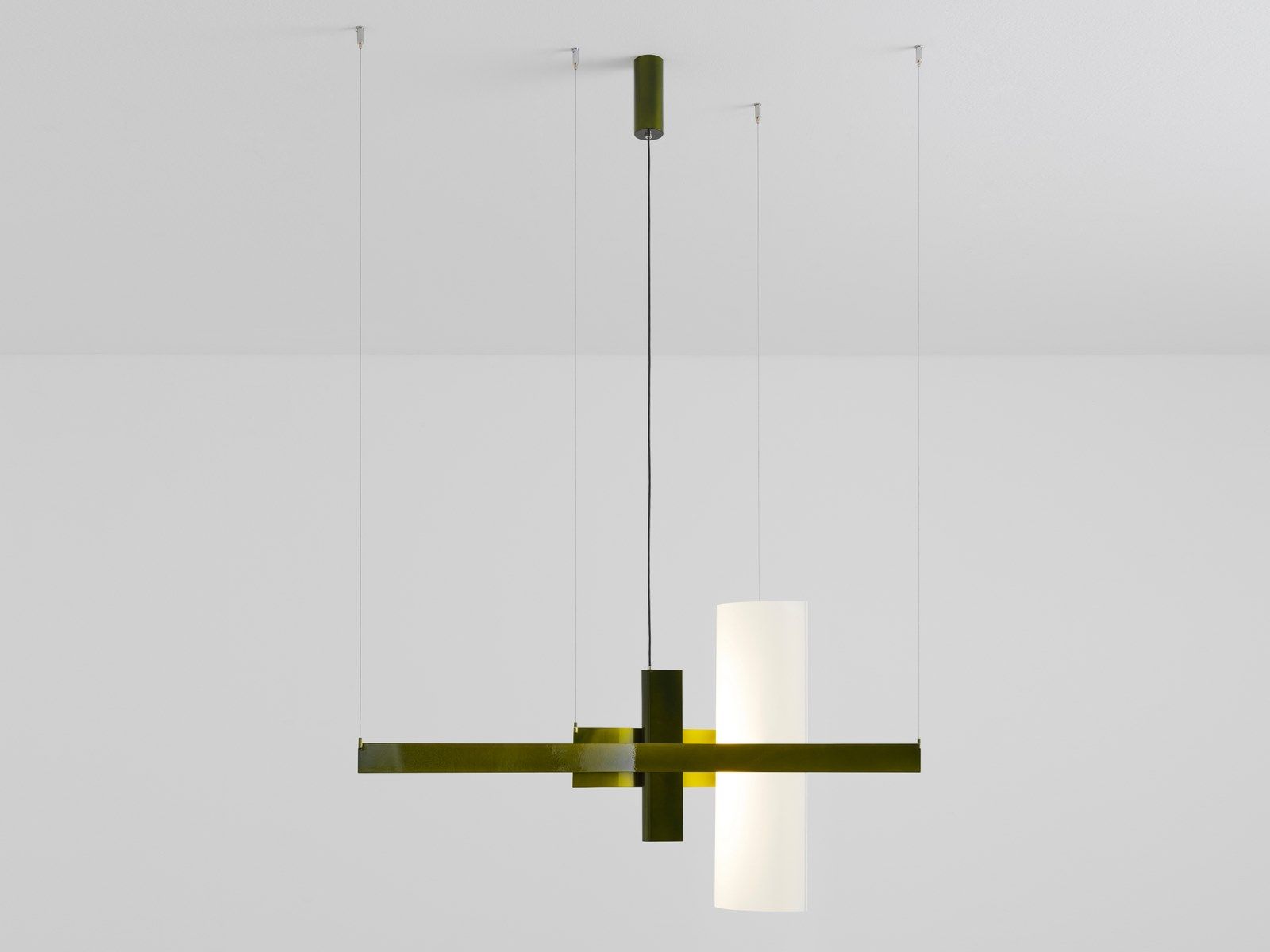 FOLD Paper and metal pendant lamp By Maison Matisse | design Formafantasma