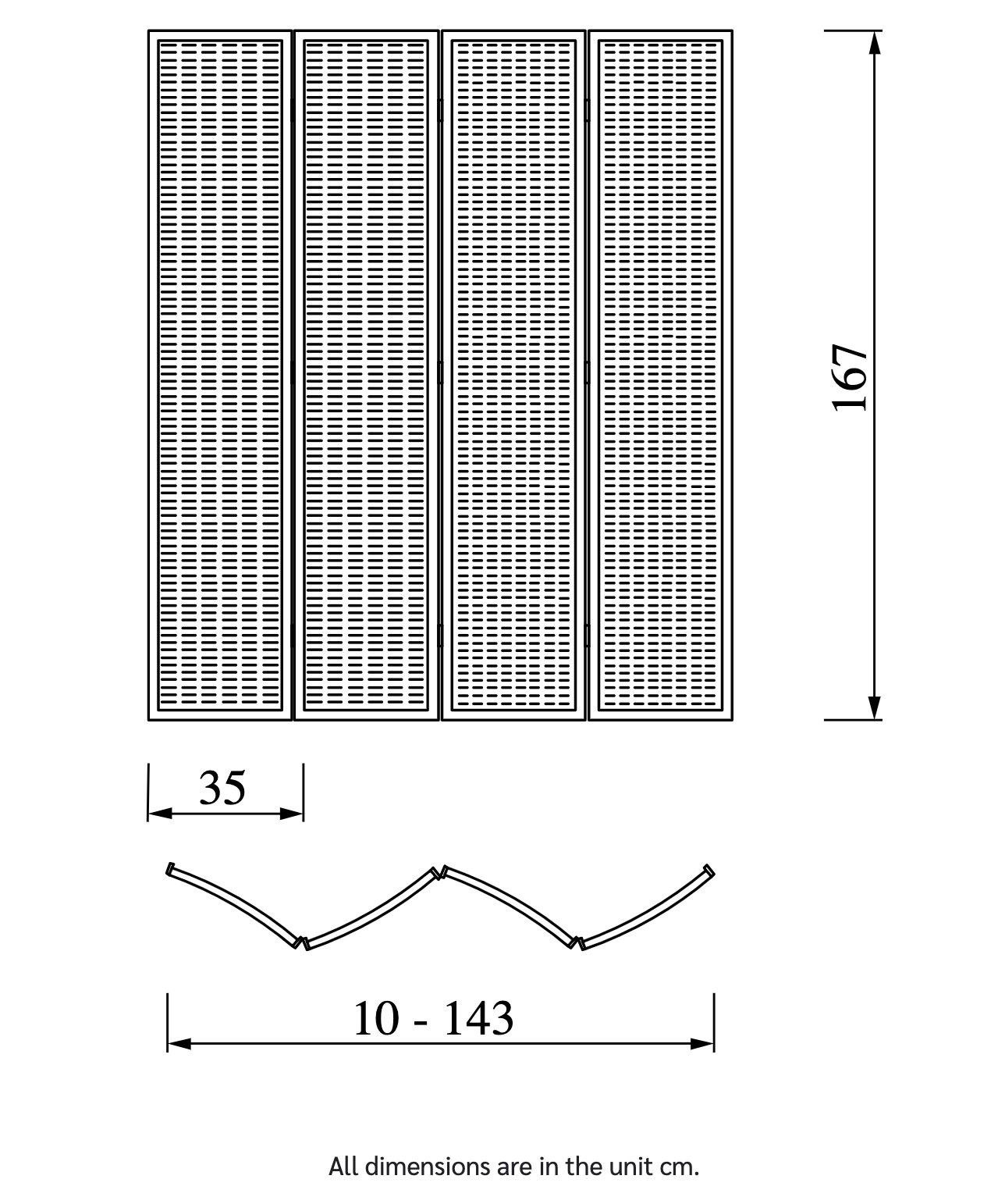 FOLDING SCREEN By ClassiCon design Eileen Gray
