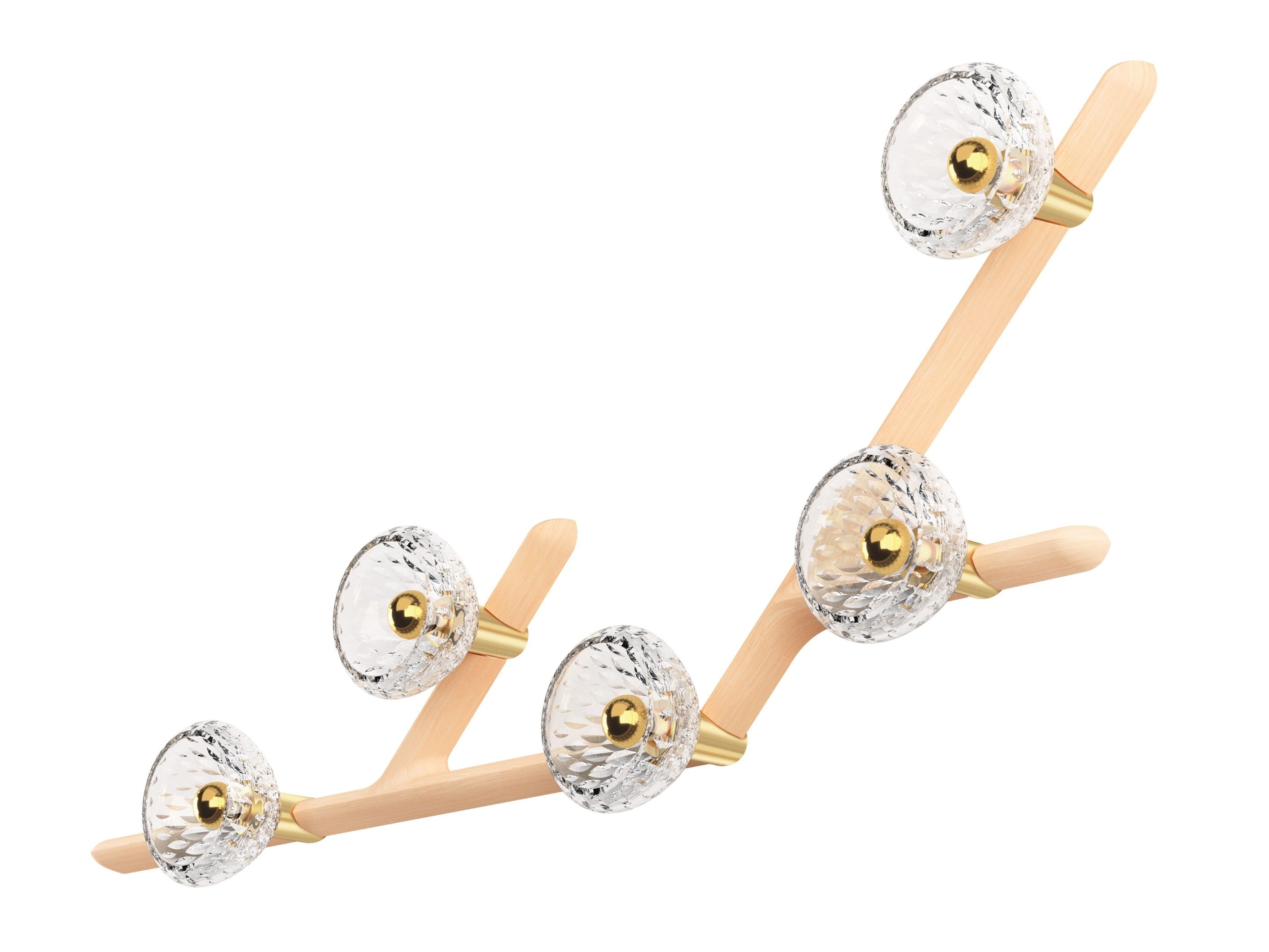 FOLIA 5 LIGHTS - 45° By Saint-Louis design Noé Duchaufour-Lawrance