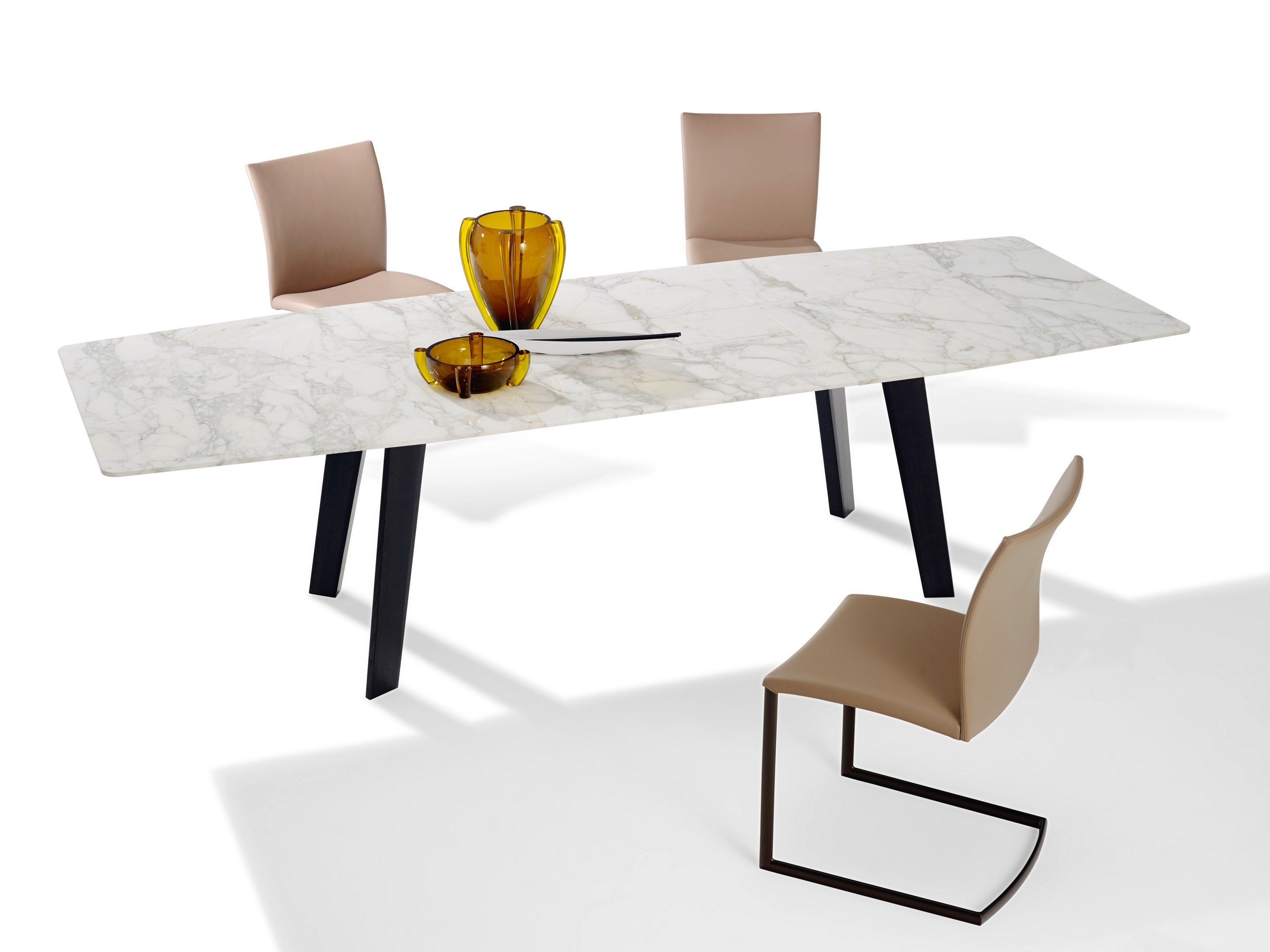 FONTANA | Marble table By Draenert design Gino Carollo, Georg Appeltshauser