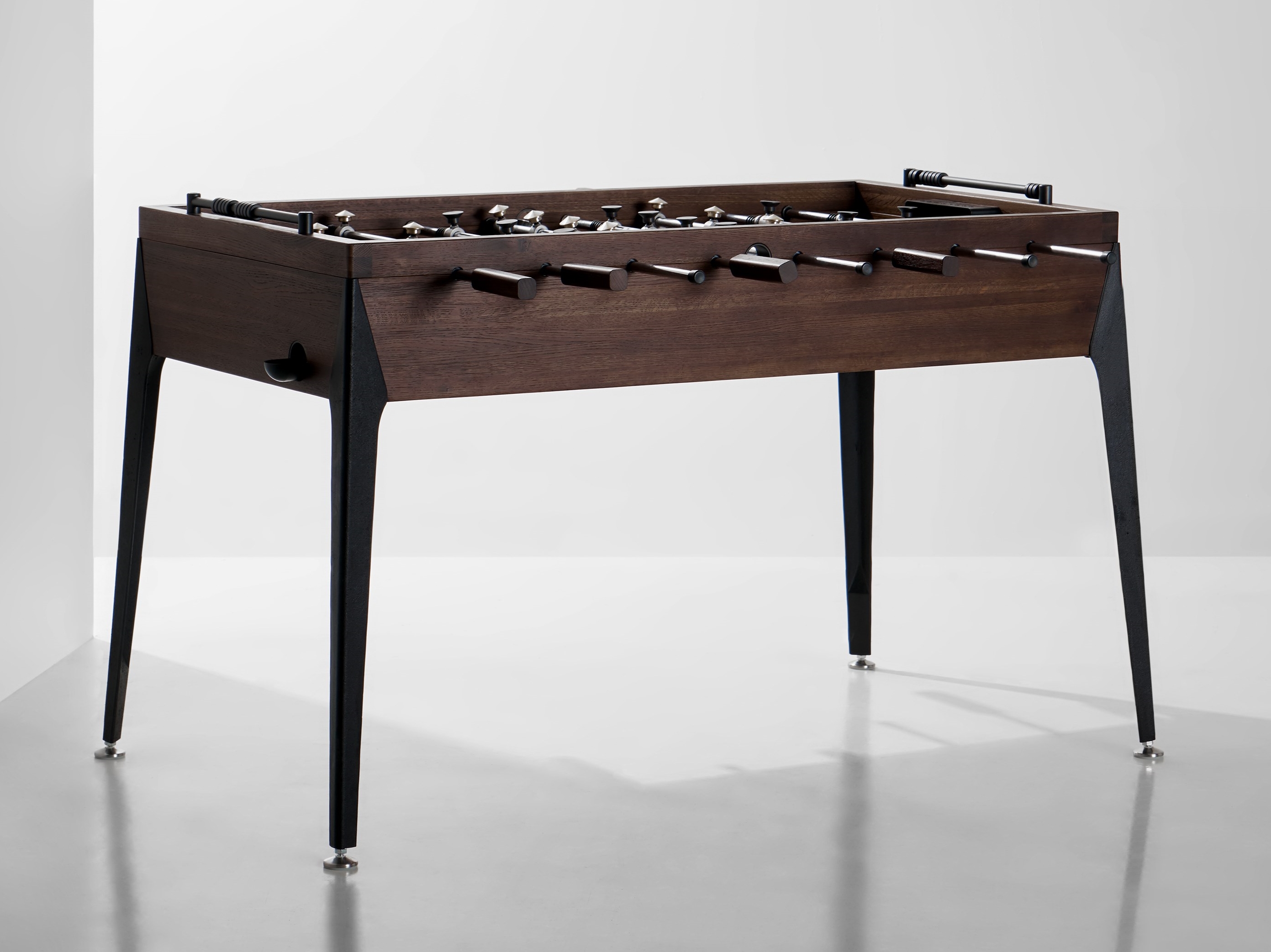 Foosball table Rectangular oak football table By District Eight