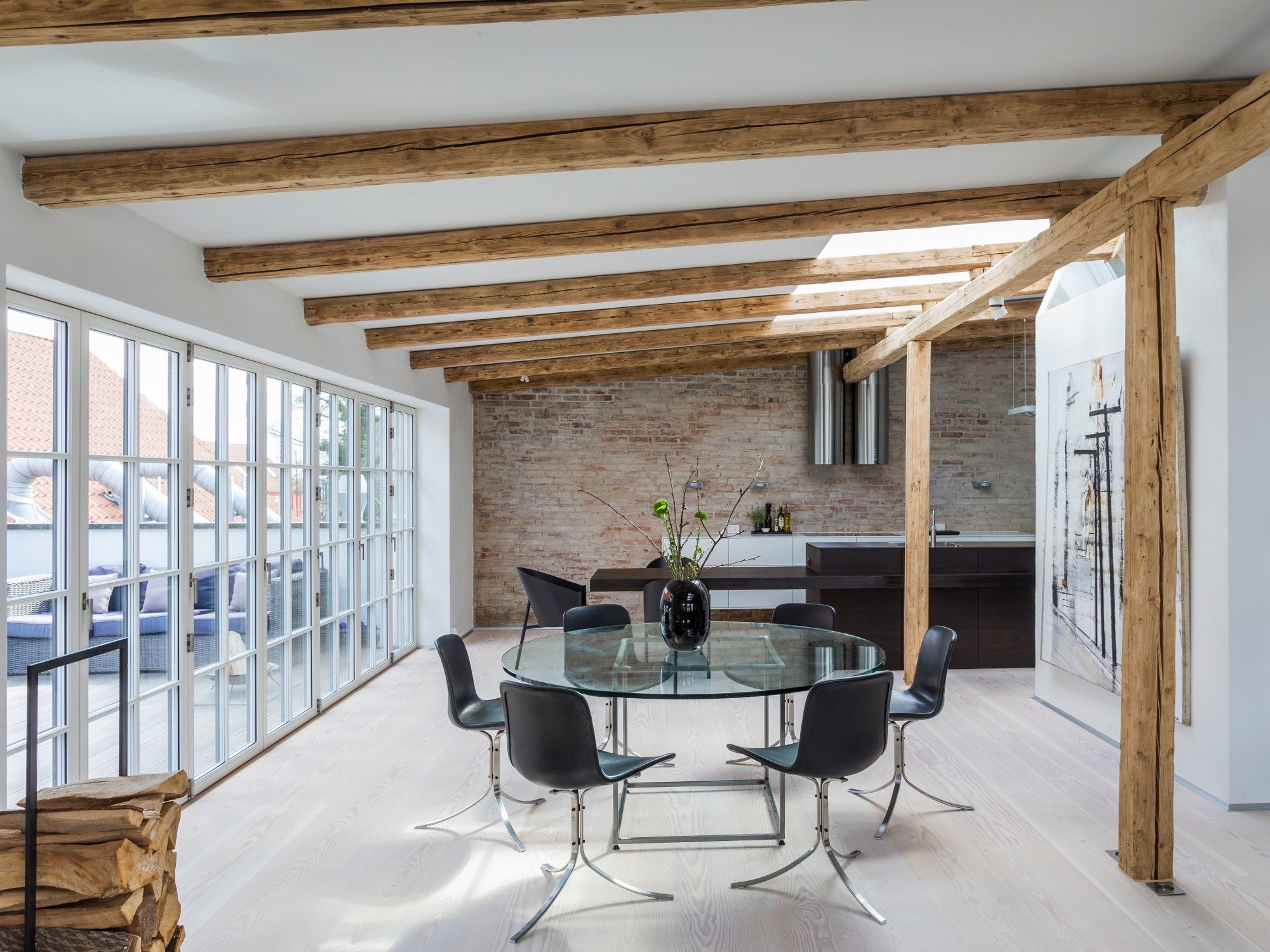 Cuisine sur mesure avec îlot FORM 45 SMOKED OAK / FORM 2 CHALK WHITE By ...