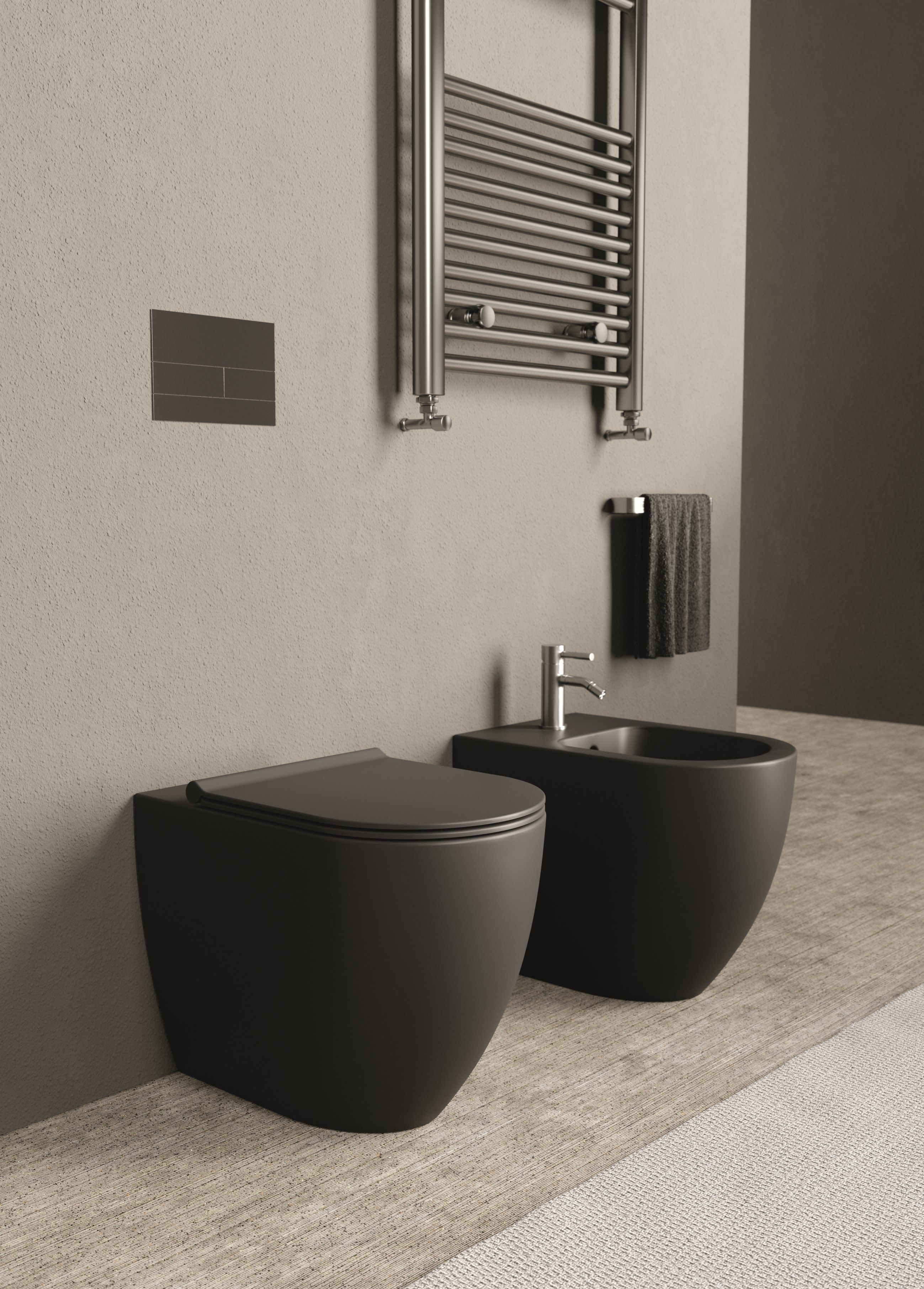 FORM SQUARE | Wc a pavimento Wc in ceramica a pavimento By Alice Ceramica
