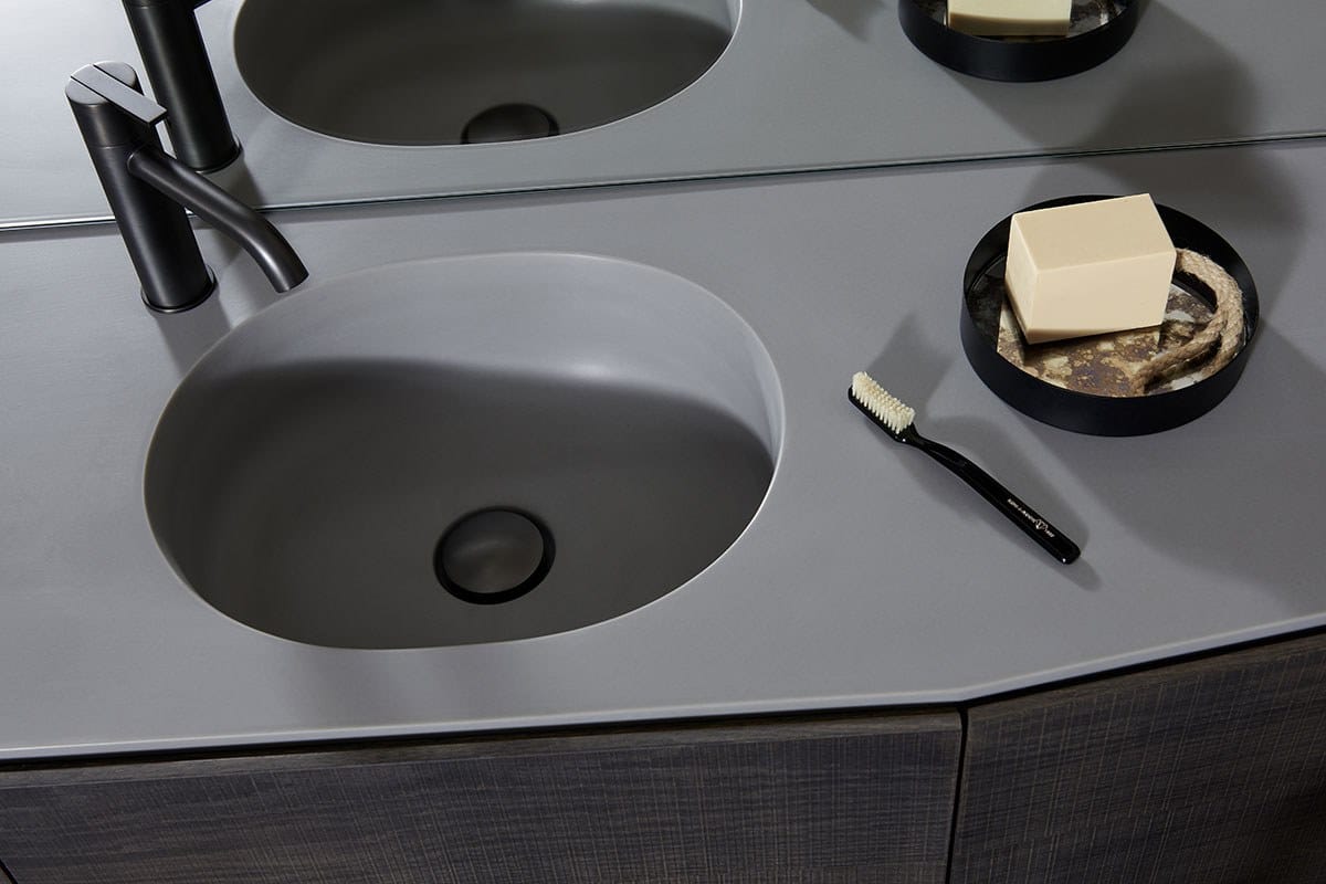FORMA | Mobile lavabo con ante By INBANI design Ludovica + Roberto Palomba