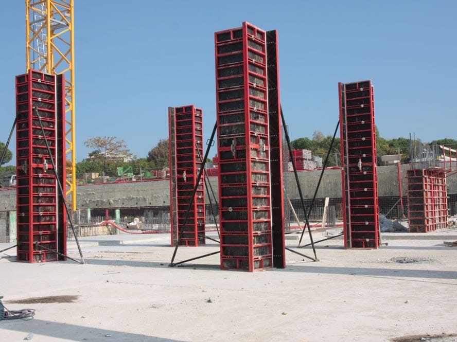 Formwork and formwork system for concrete FORMWORK FOR STEEL PILLARS By ...