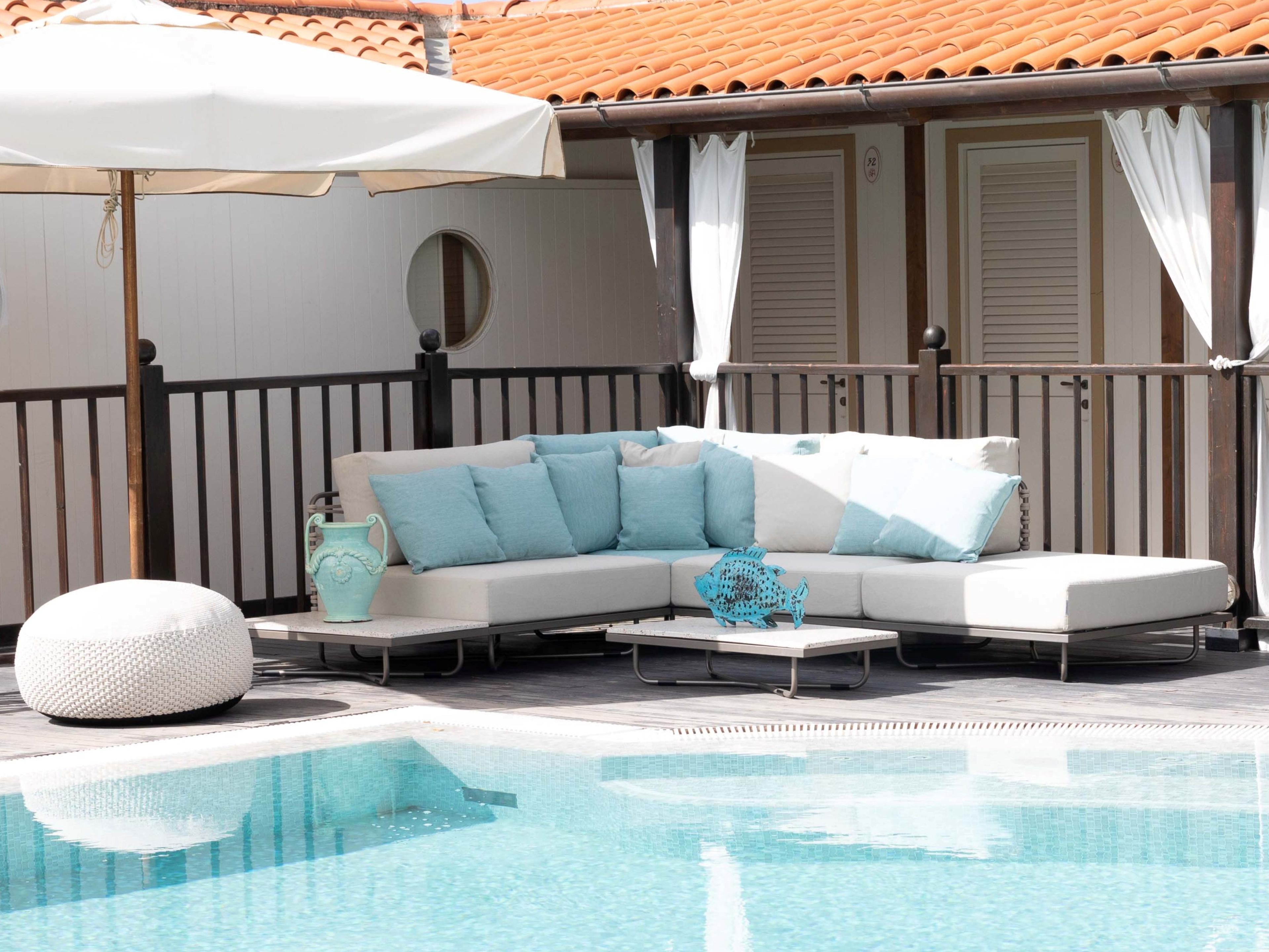 FORTE DEI MARMI | Sectional garden sofa Versilia Collection By Rever ...