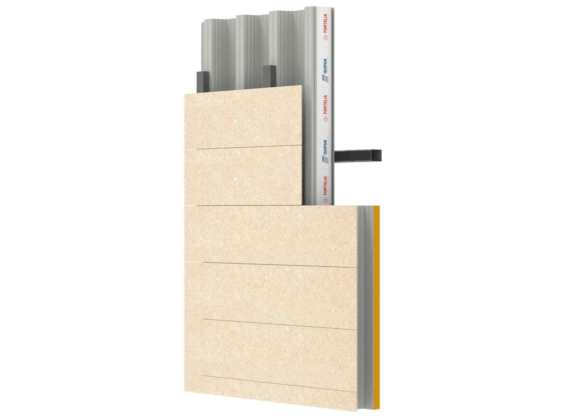 Pannello sandwich per pareti e coperture FORTELIA - ISOPAN - Edilportale