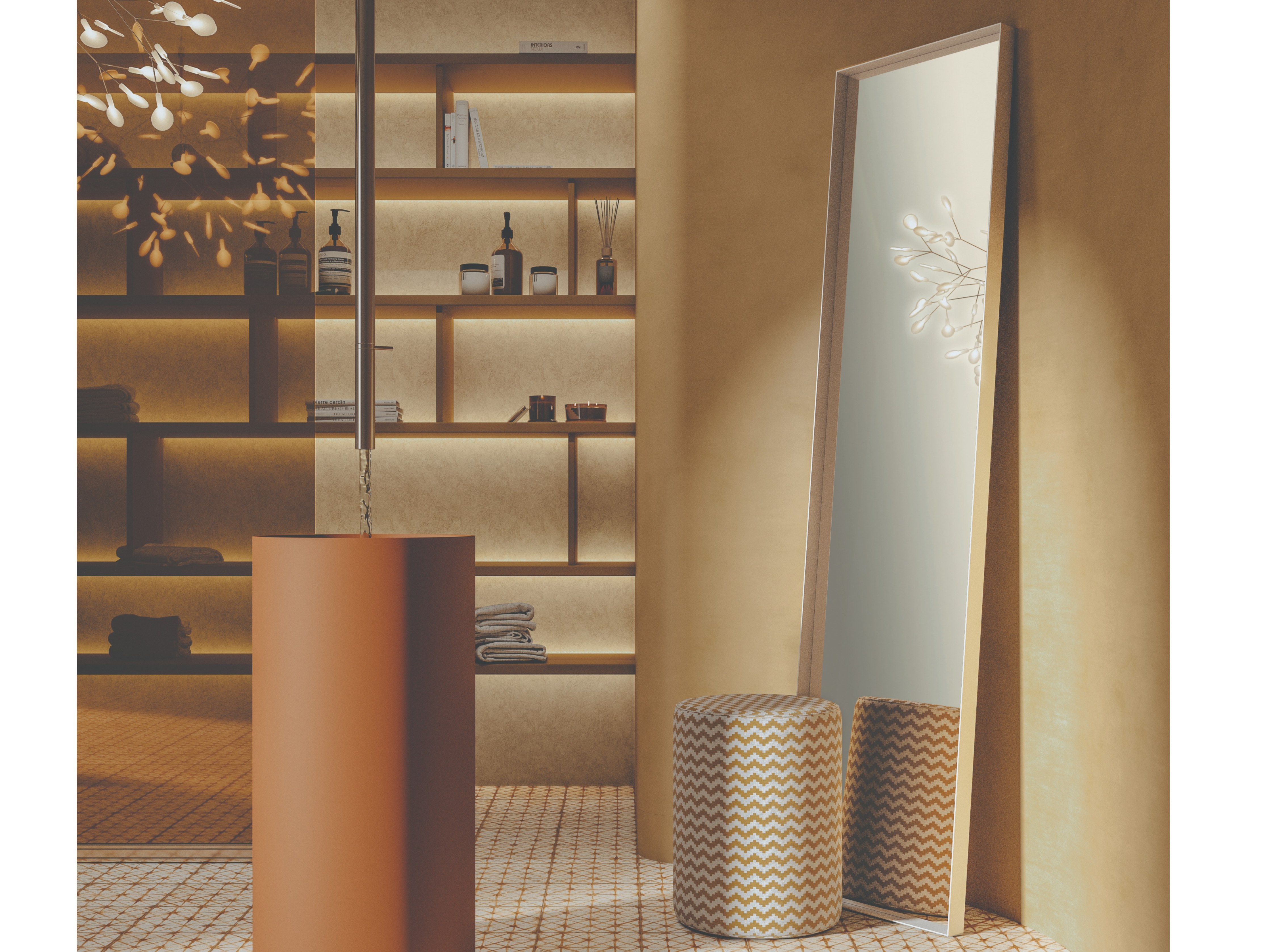 FOUNT | Specchio da terra Collezione Fount By Mobilcrab