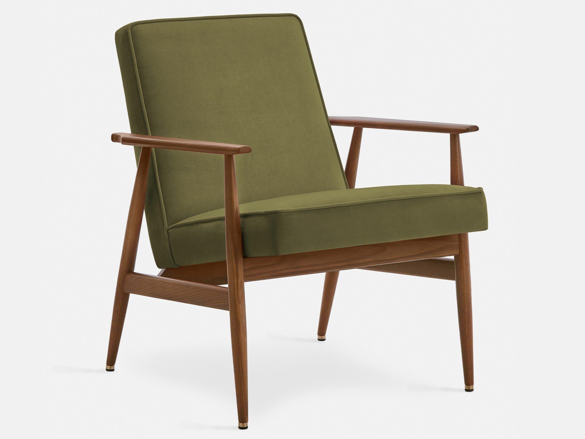 FOX Chenille easy chair with armrests By 366 Concept s.c. | design ...