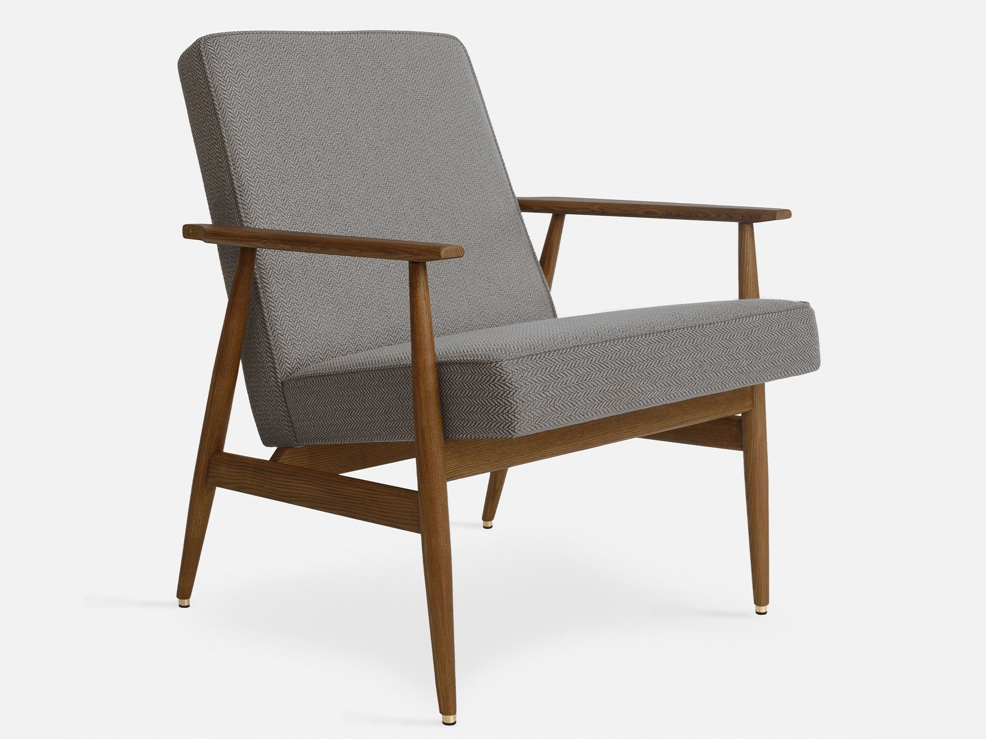 FOX Chenille easy chair with armrests By 366 Concept s.c. | design ...