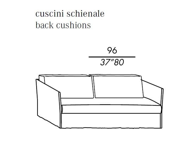 FOX | Divano letto By Meridiani