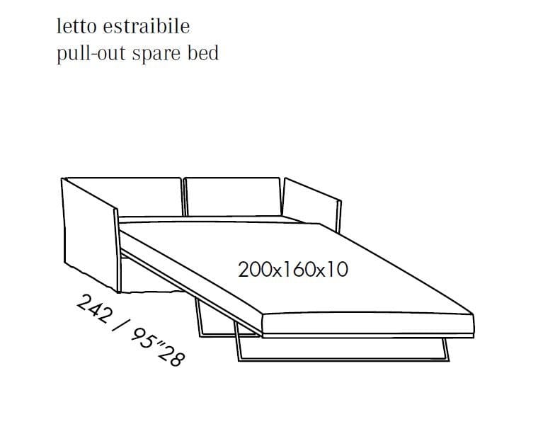 FOX | Divano letto By Meridiani