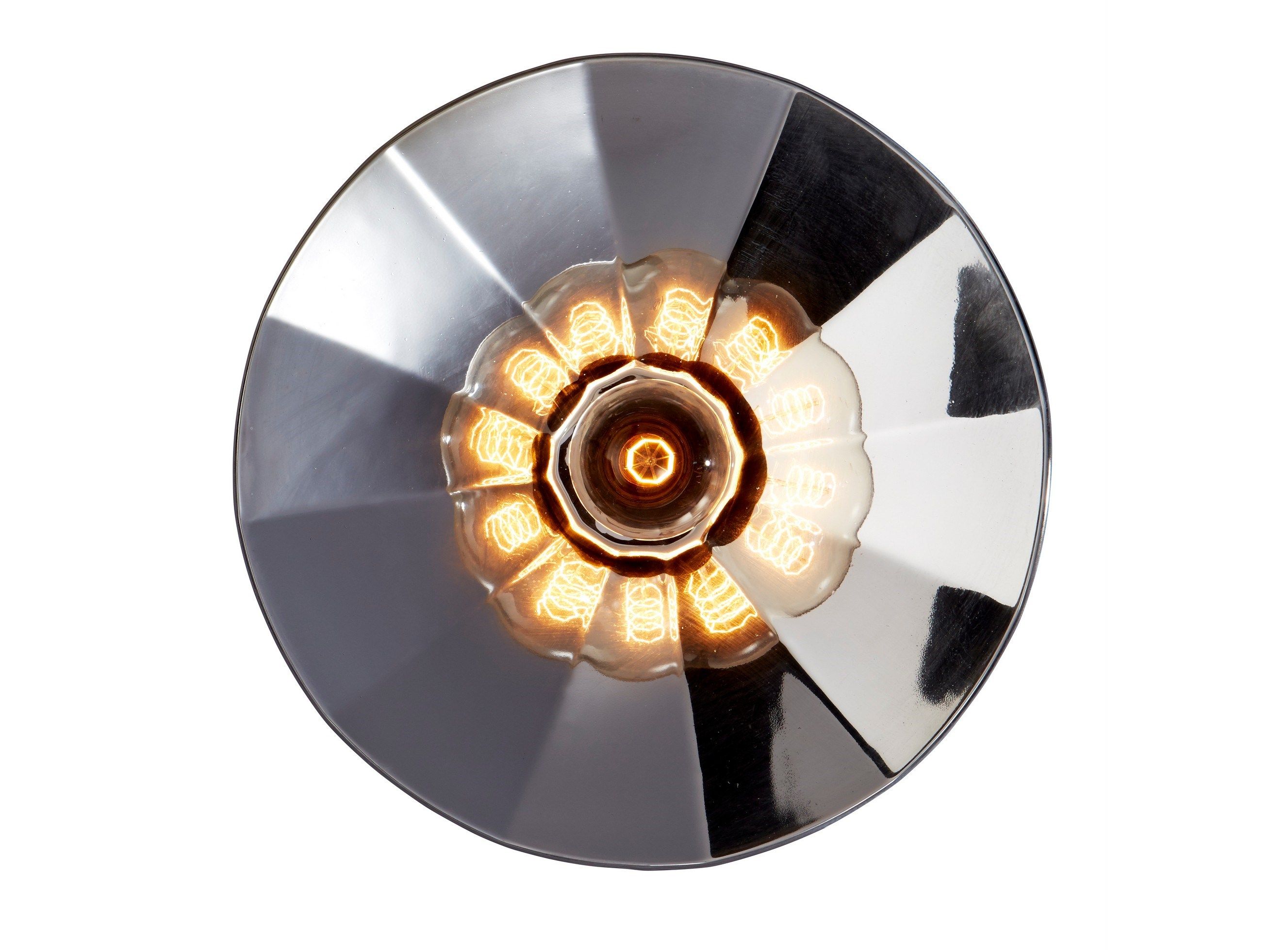ZENITH / FRACTALE Handmade Thermoformed glass wall light By RADAR ...