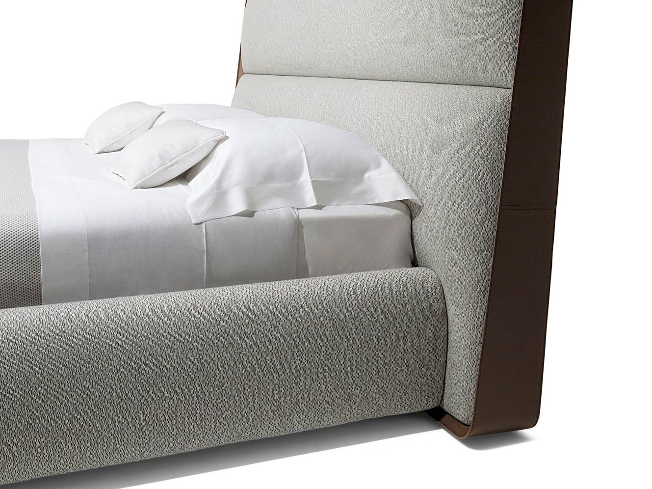 FRAME Double bed with upholstered headboard By Giorgetti | design Carlo ...