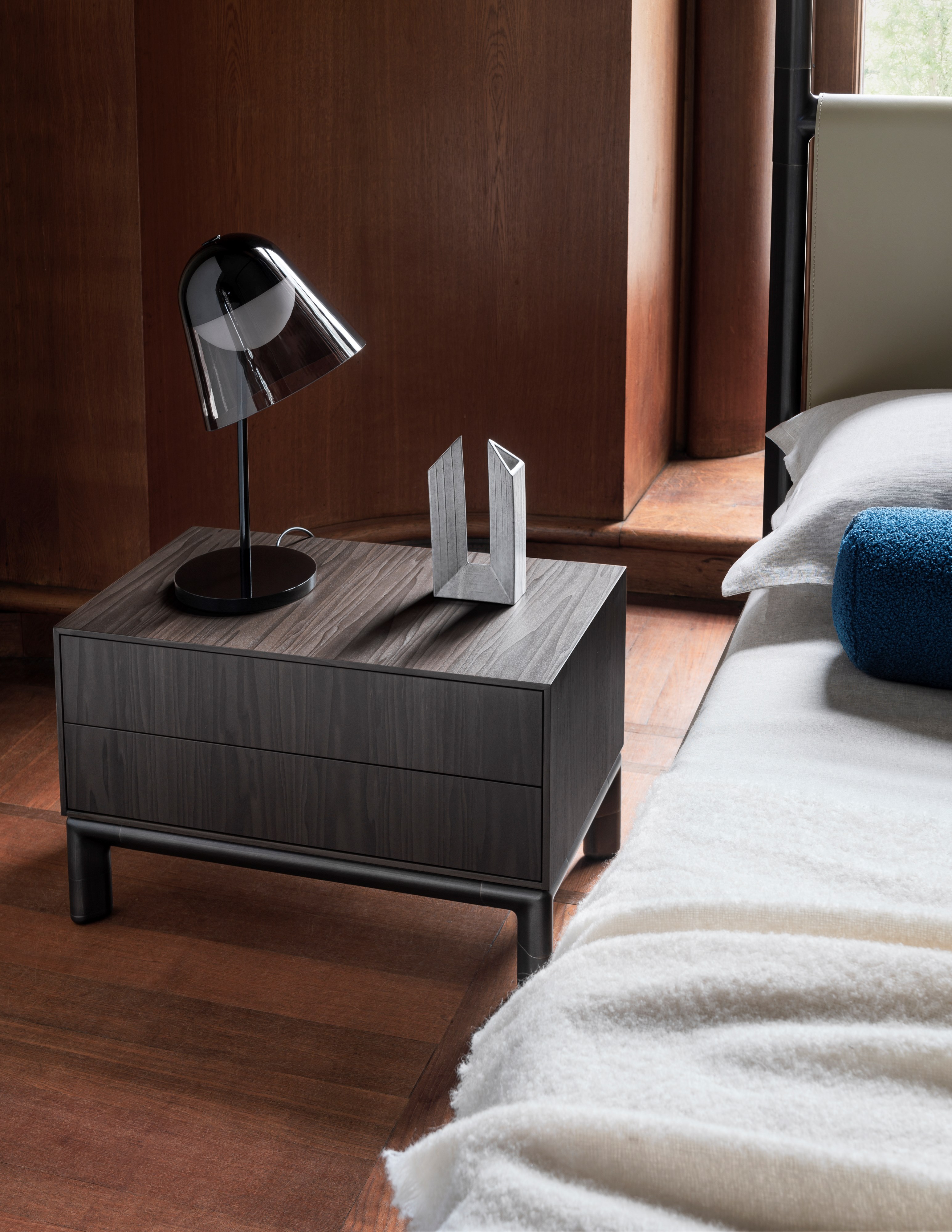 FRAME Wooden bedside table with drawers By GHIDINI1961 | design Stefano ...