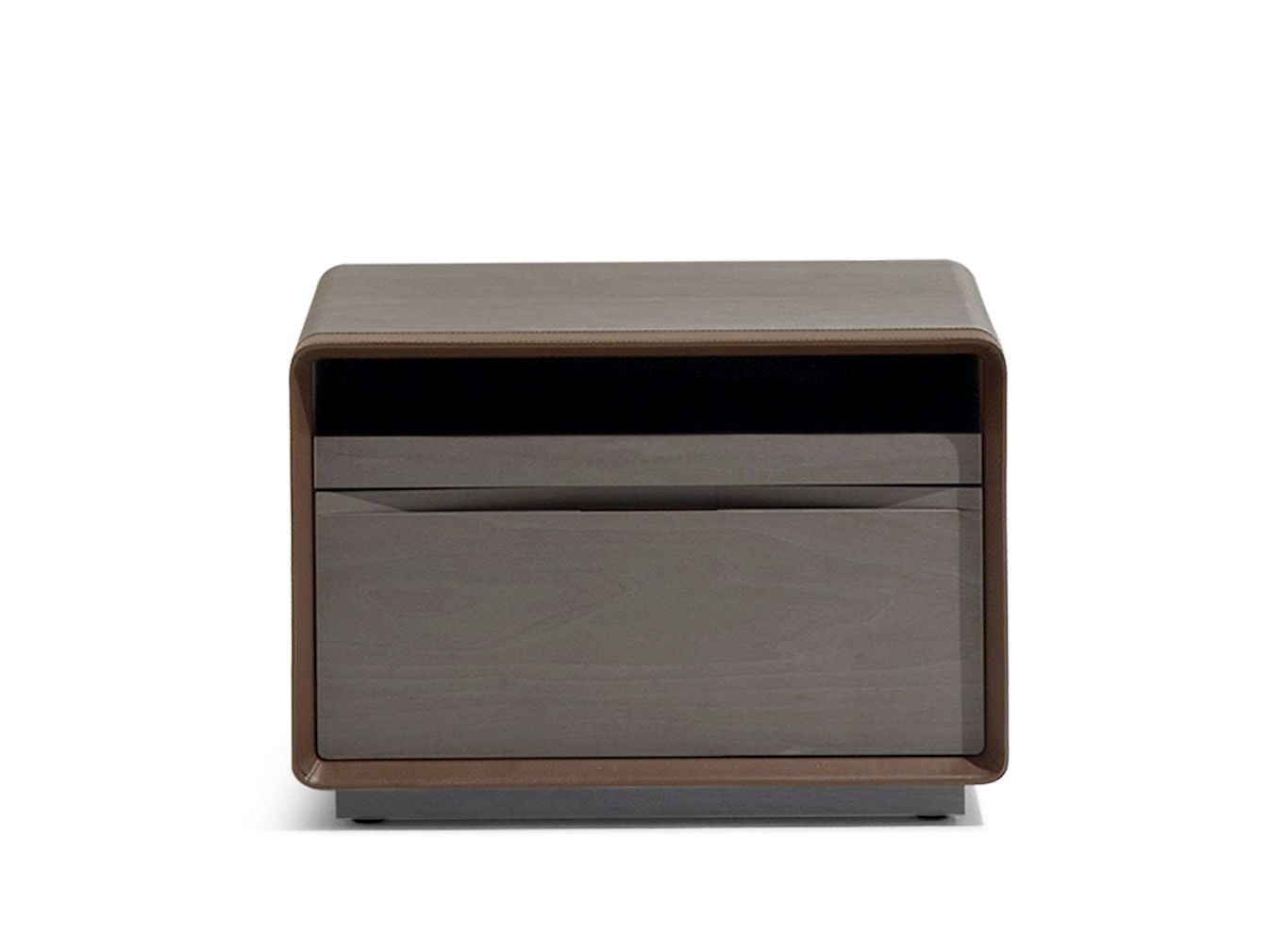 FRAME Rectangular maple bedside table with drawers By Giorgetti ...