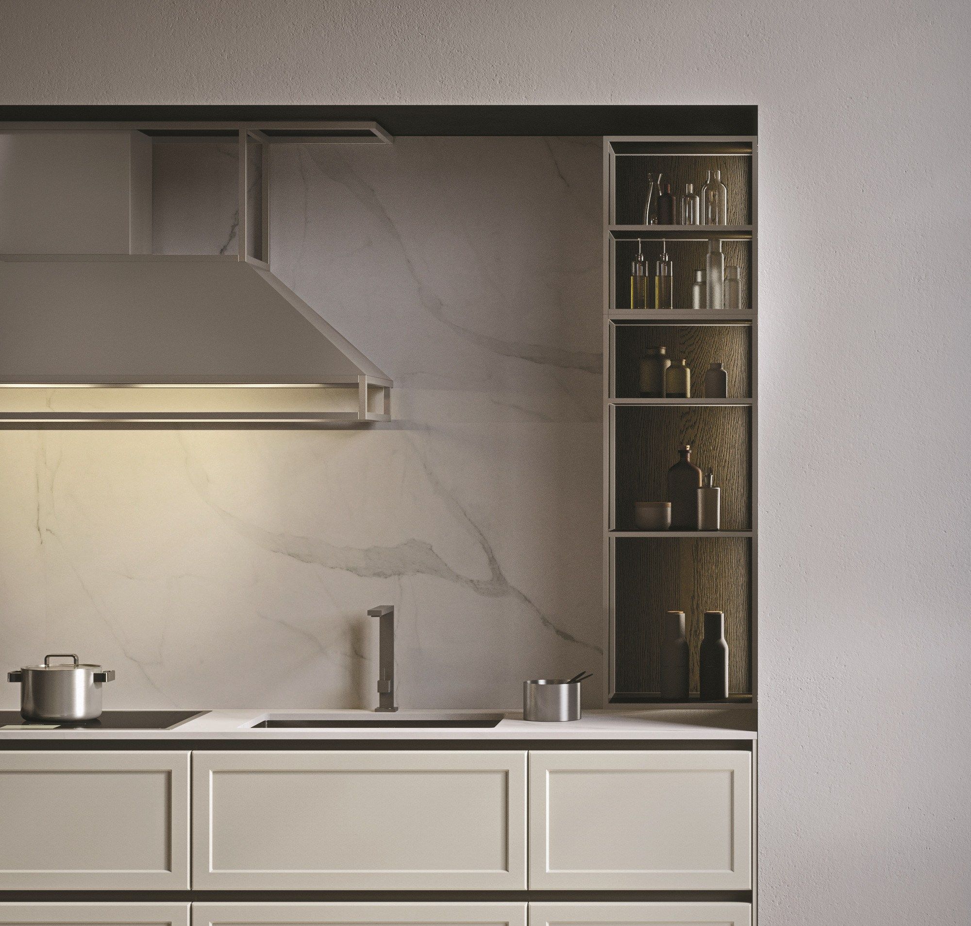 FRAME | Linear kitchen By Snaidero design Massimo Iosa Ghini