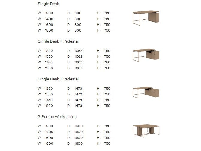 FRAME | Office desk Sectional multiple office desk with sound absorbing ...