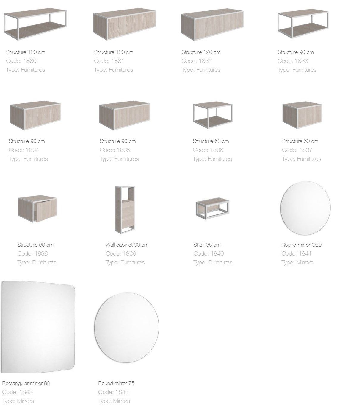 FRAME | Single vanity unit Frame Collection By Scarabeo Ceramiche ...