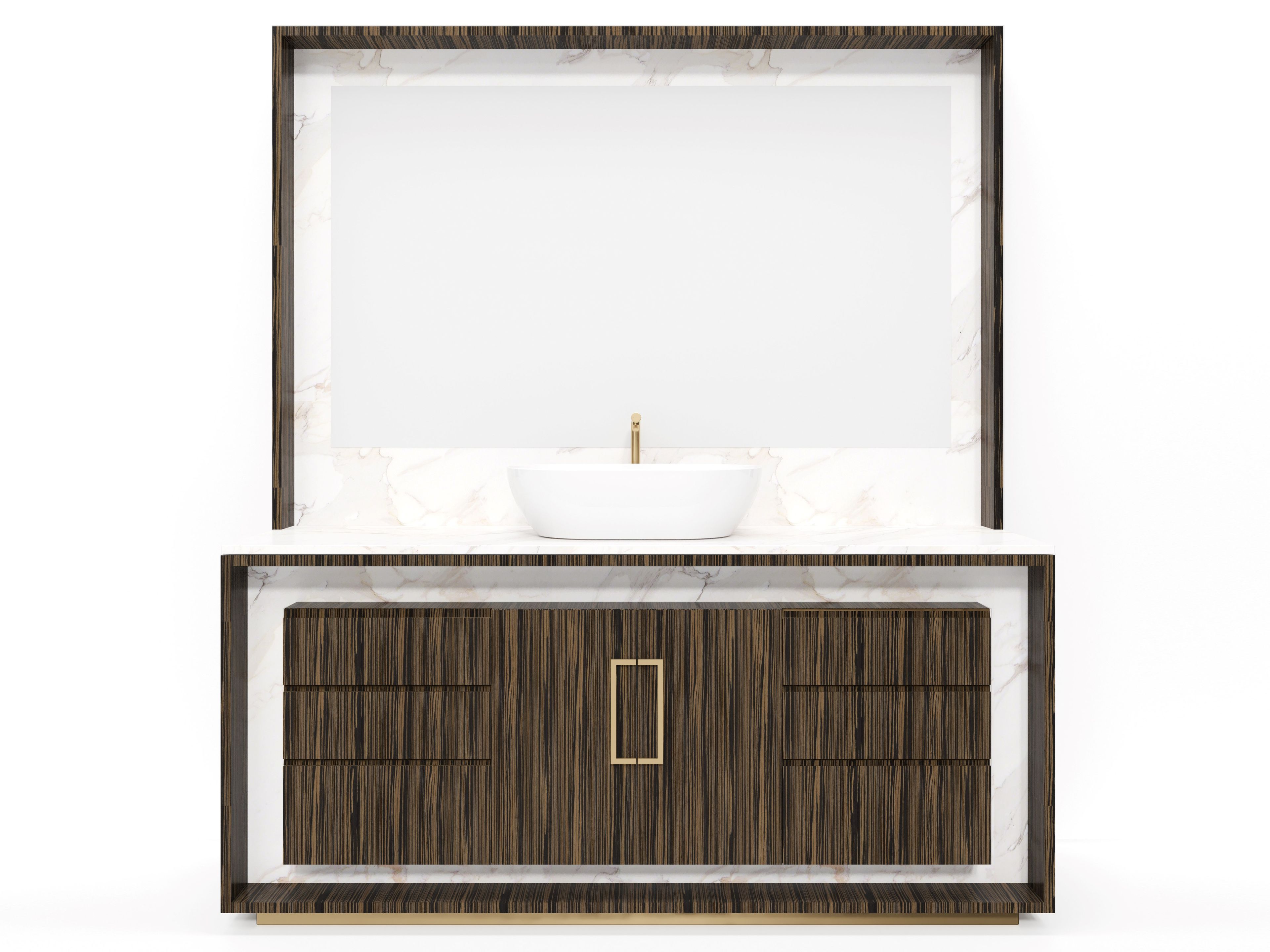 FRAME | Vanity unit with doors Vanity 9 Collection By Estro Collezioni ...