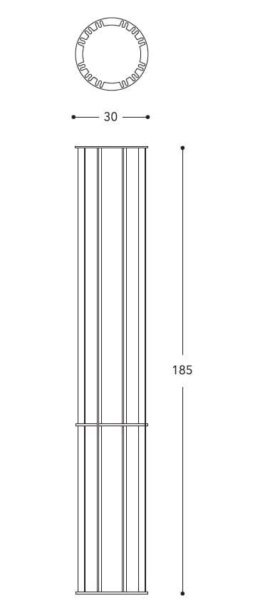 Steel coat stand FRAME By jot.jot design Mattias Stenberg