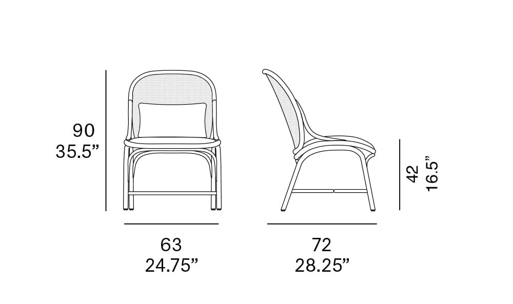 FRAMES Rattan easy chair By EXPORMIM | design Jaime Hayon