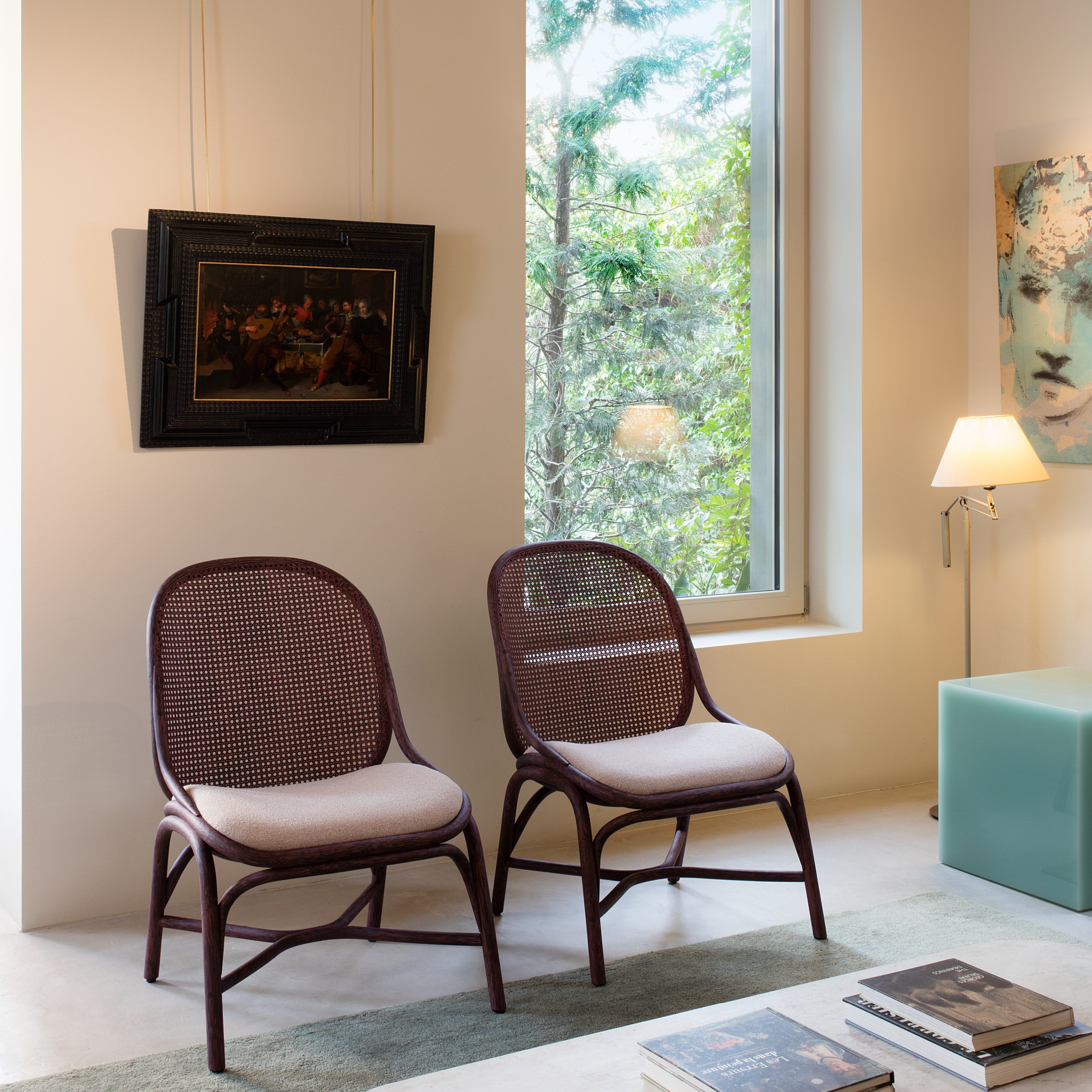 FRAMES Rattan easy chair By EXPORMIM | design Jaime Hayon