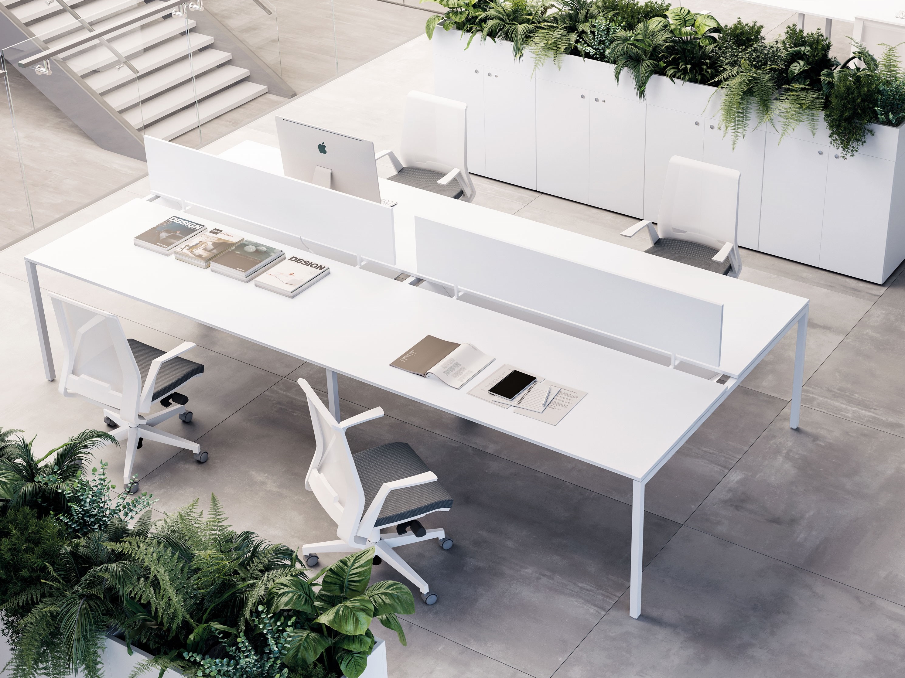 FRAMEWORK 2.0 Multiple office workstation By FANTONI