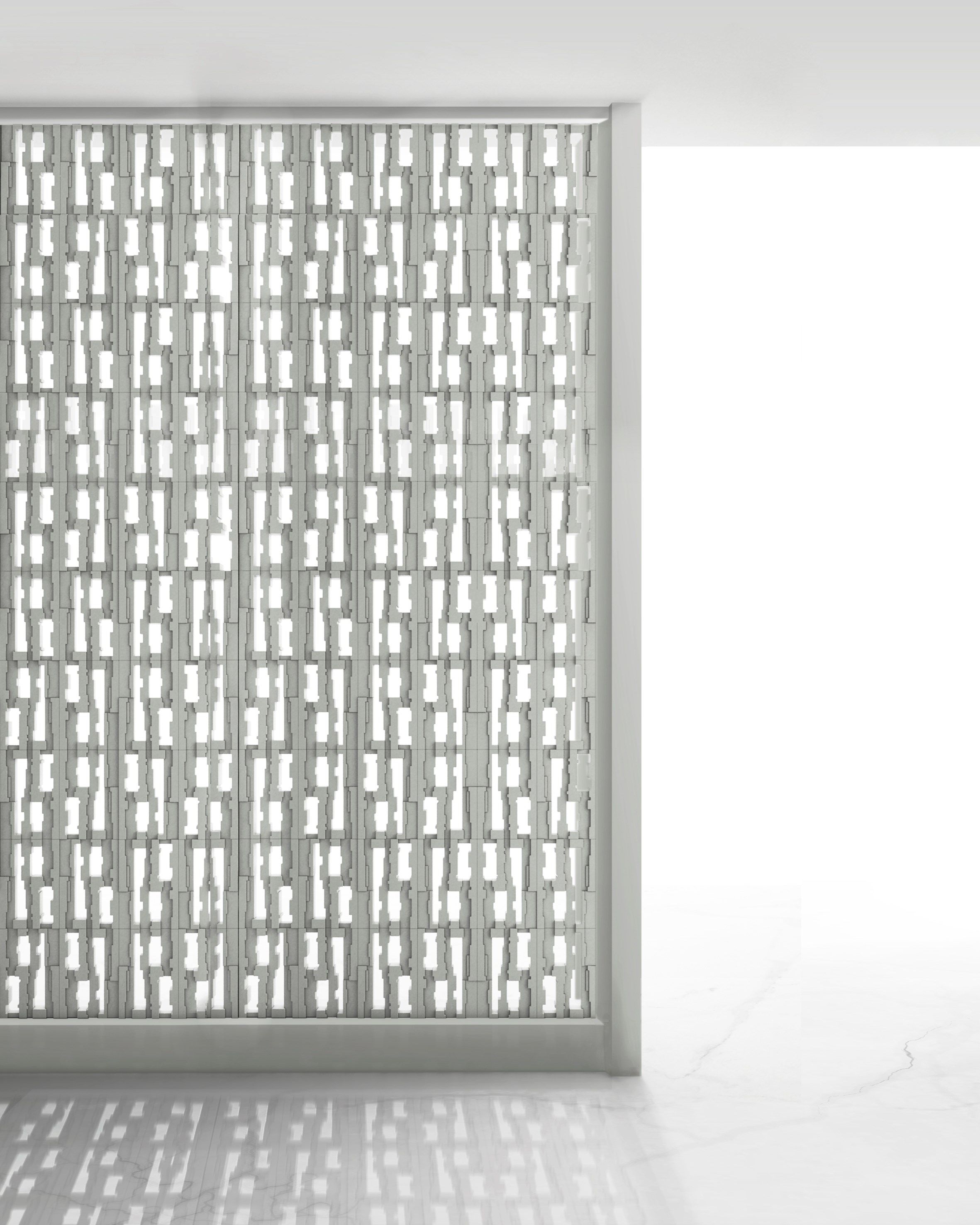 Plaster room divider FRAMMENTO Cobogò Collection By mg12 design Monica ...