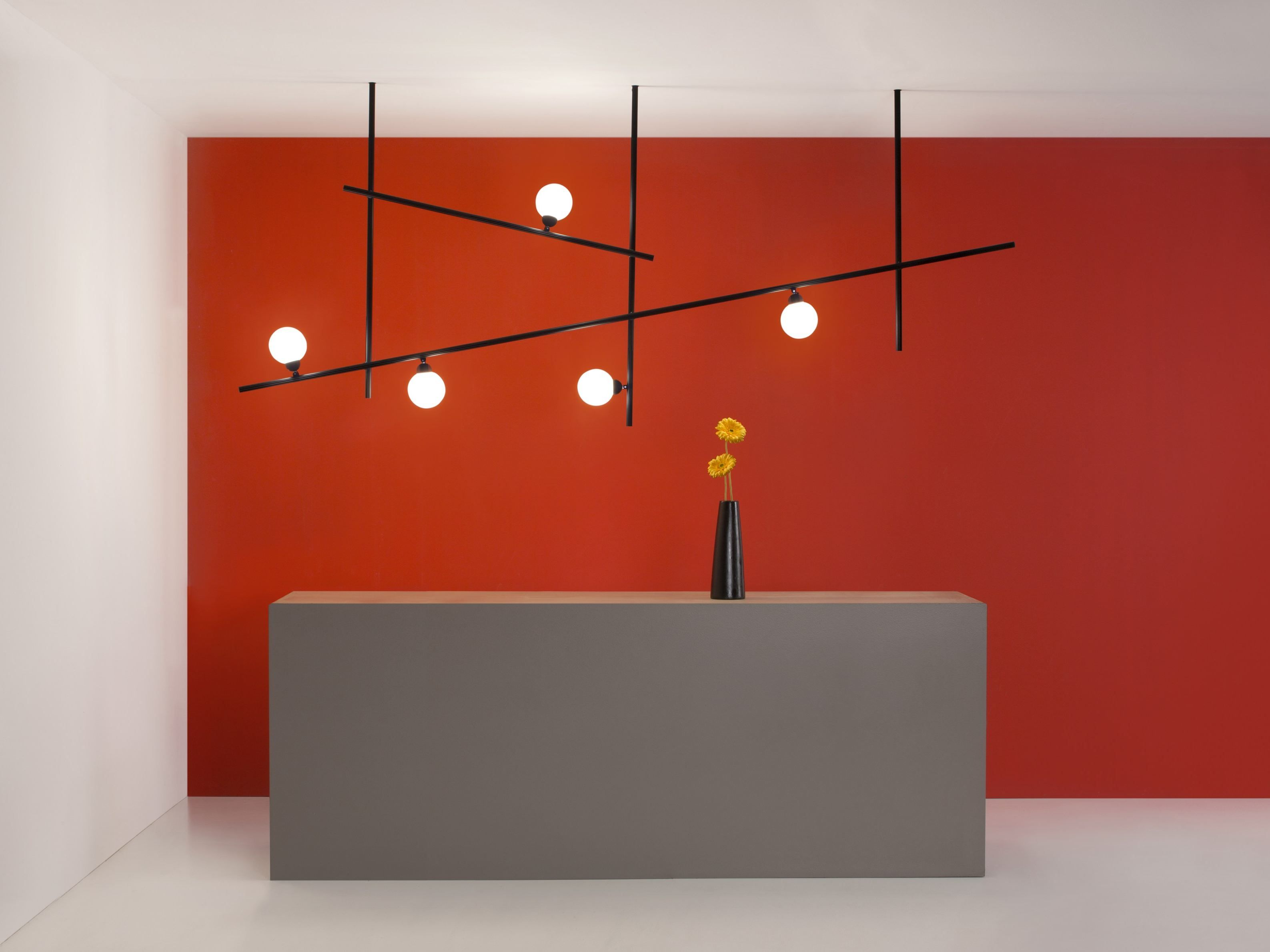 LED pendant lamp FREELINE F44 By Fabbian design Flynn Talbot