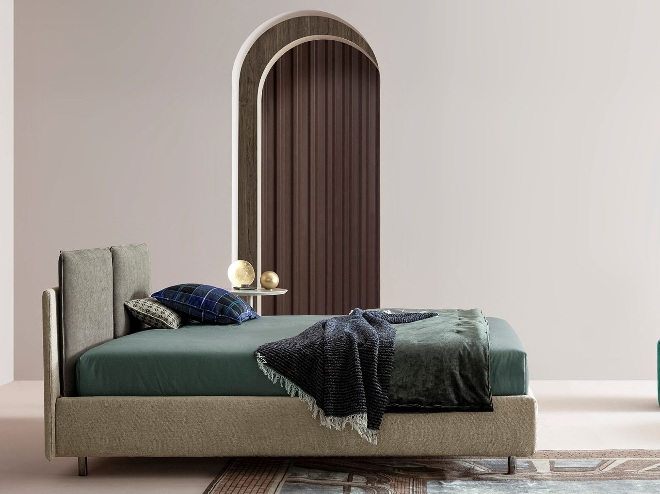 FRICK BASSO | Double bed Frick Collection By Twils design Meneghello ...