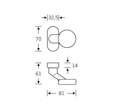 FSB 07 0809 door knob By FSB